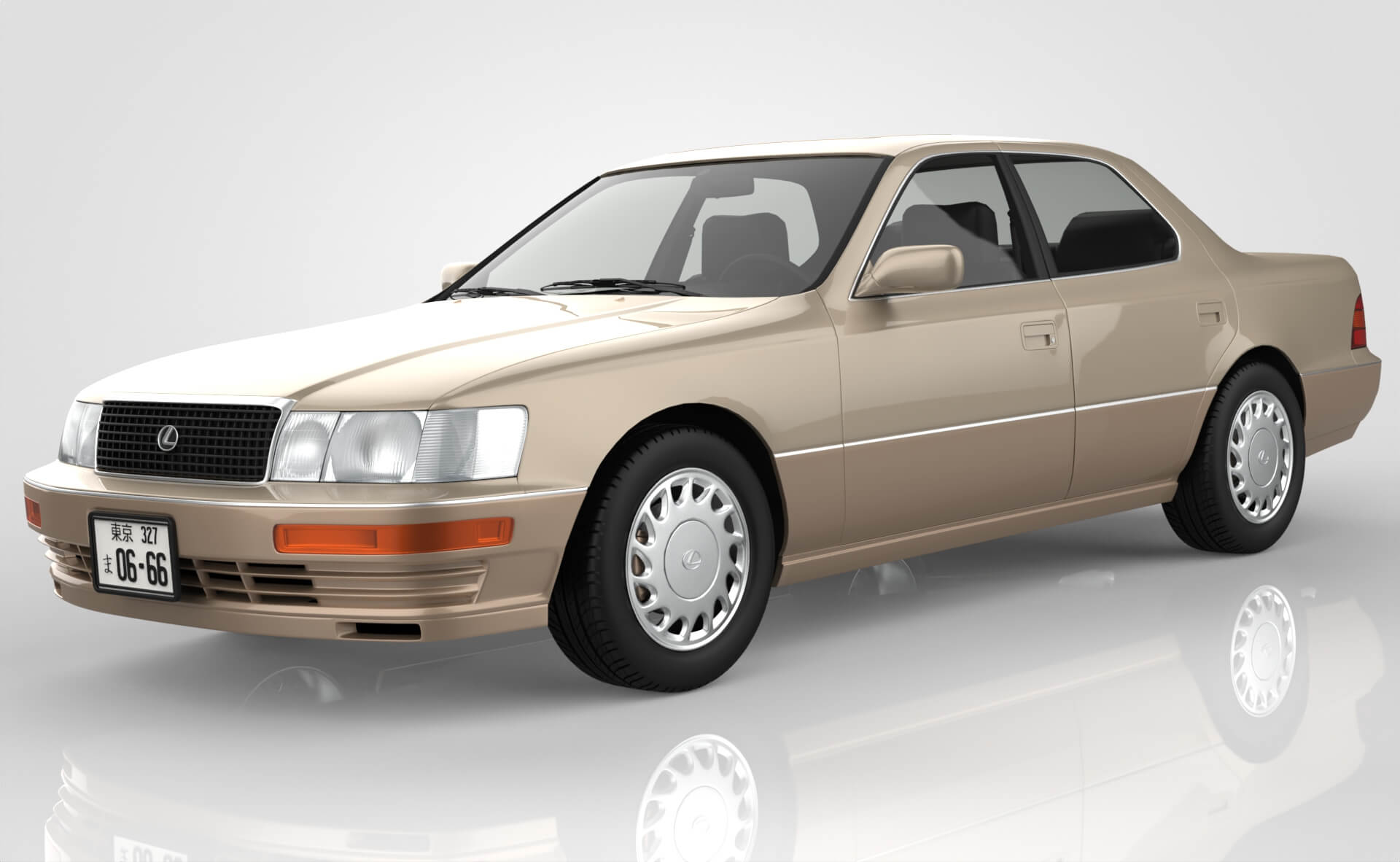 Lexus LS 400 1989 - 3D Model by Carmodels3D