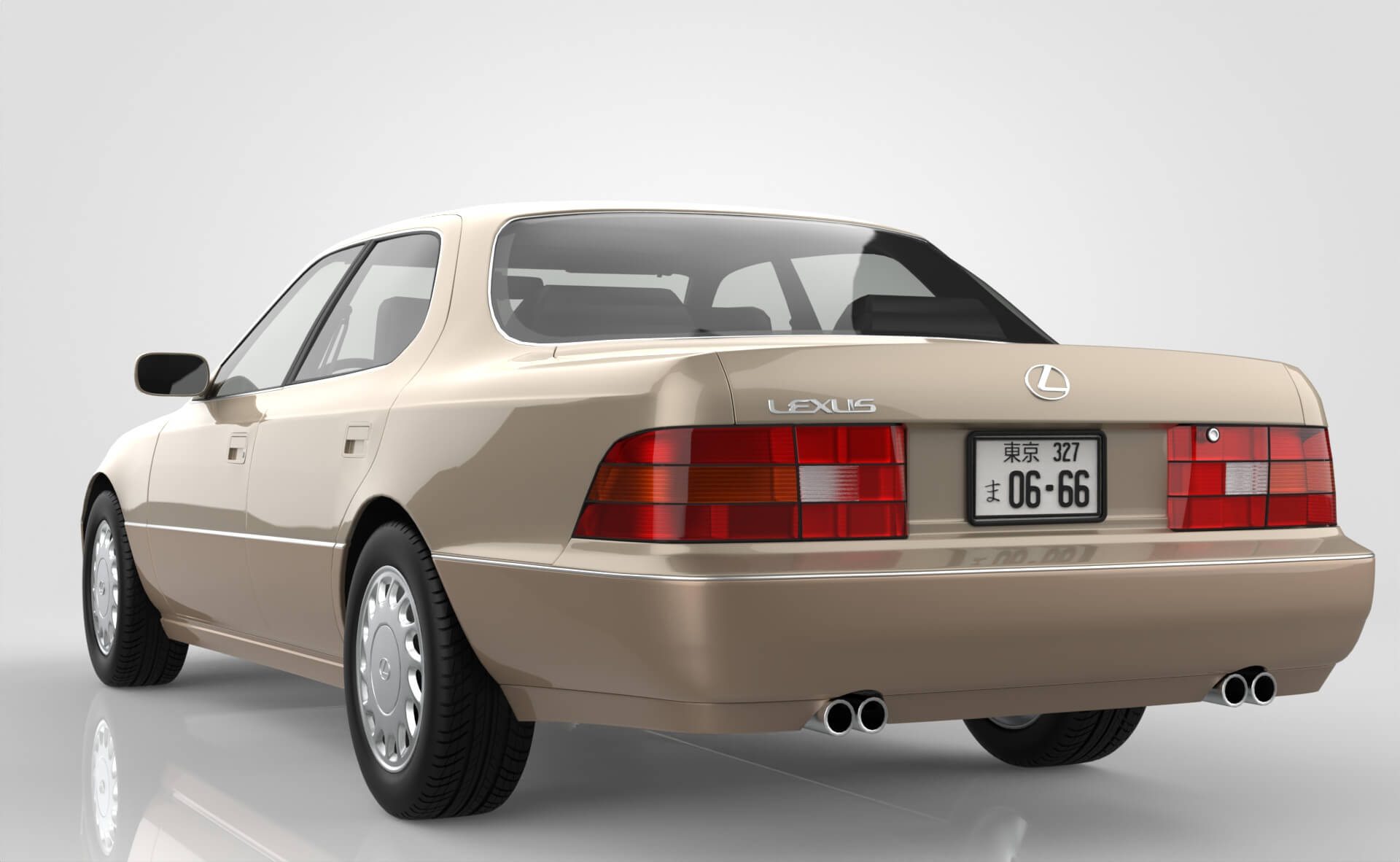 Lexus LS 400 1989 - 3D Model by Carmodels3D