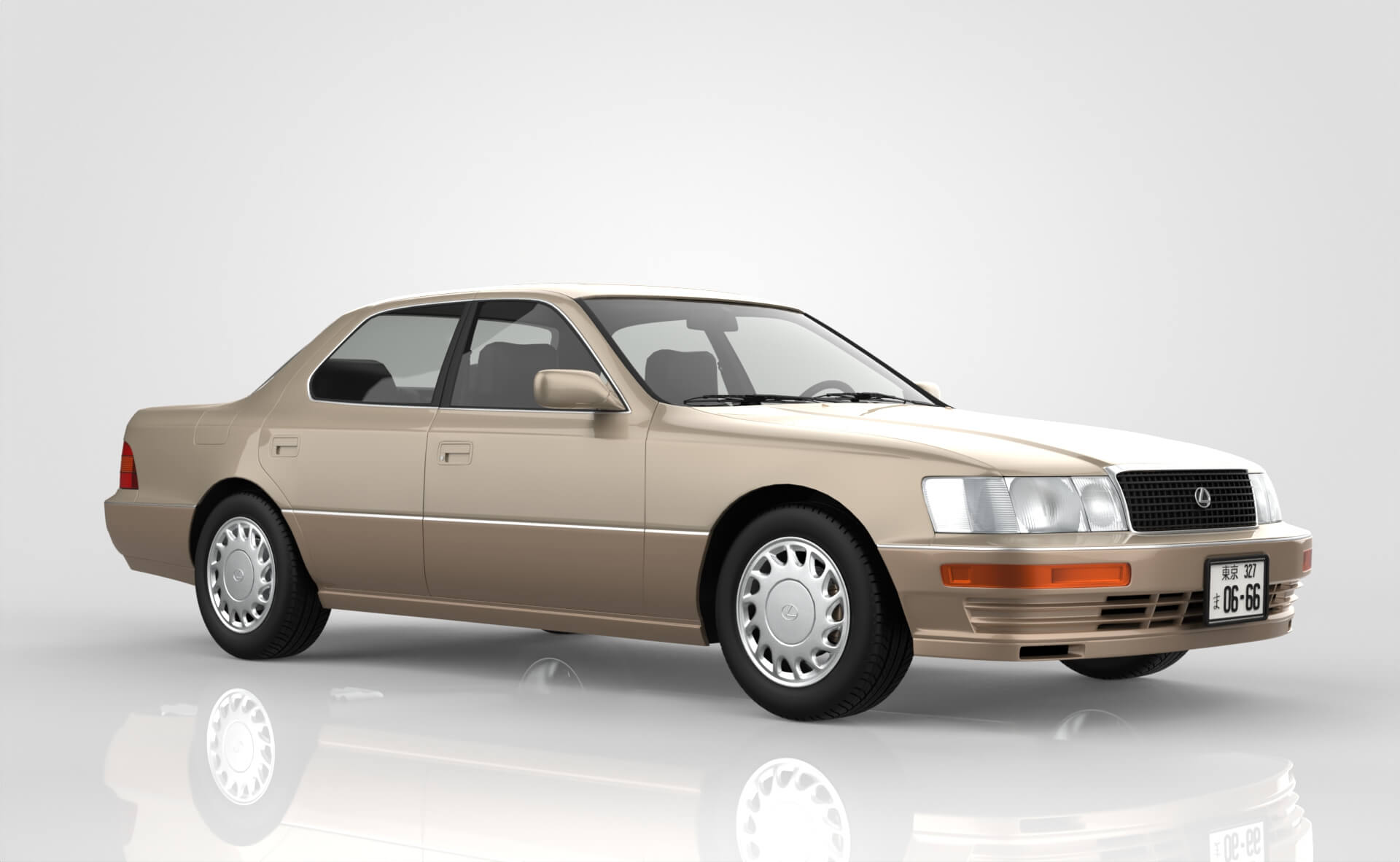 Lexus LS 400 1989 - 3D Model by Carmodels3D