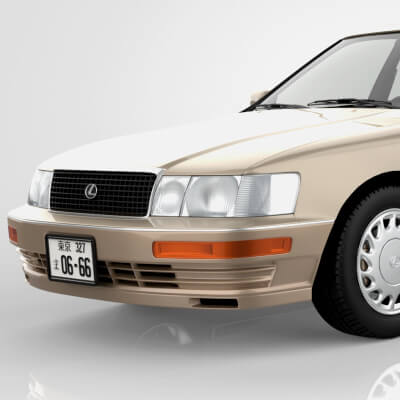 Lexus LS 400 1989 - 3D Model by Carmodels3D