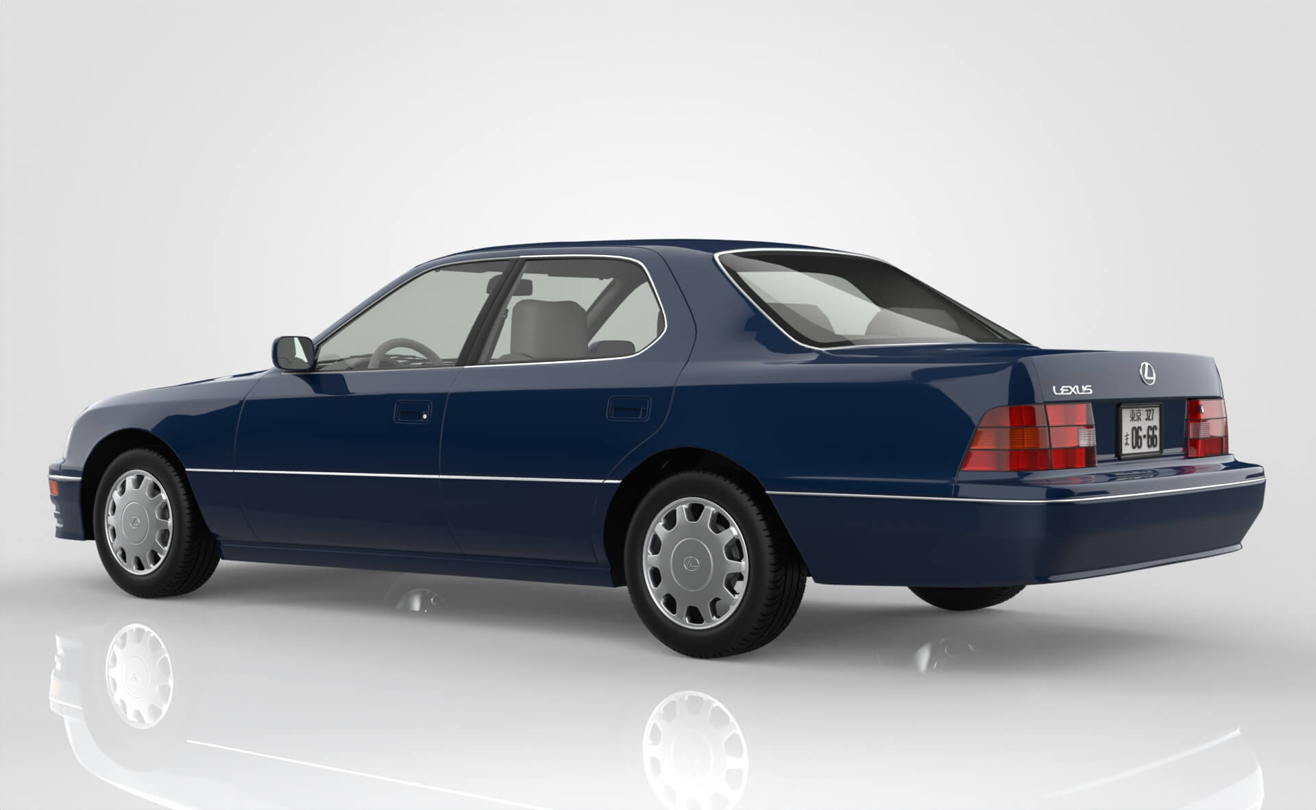 Lexus LS 400 1995 - 3D Model by Carmodels3D