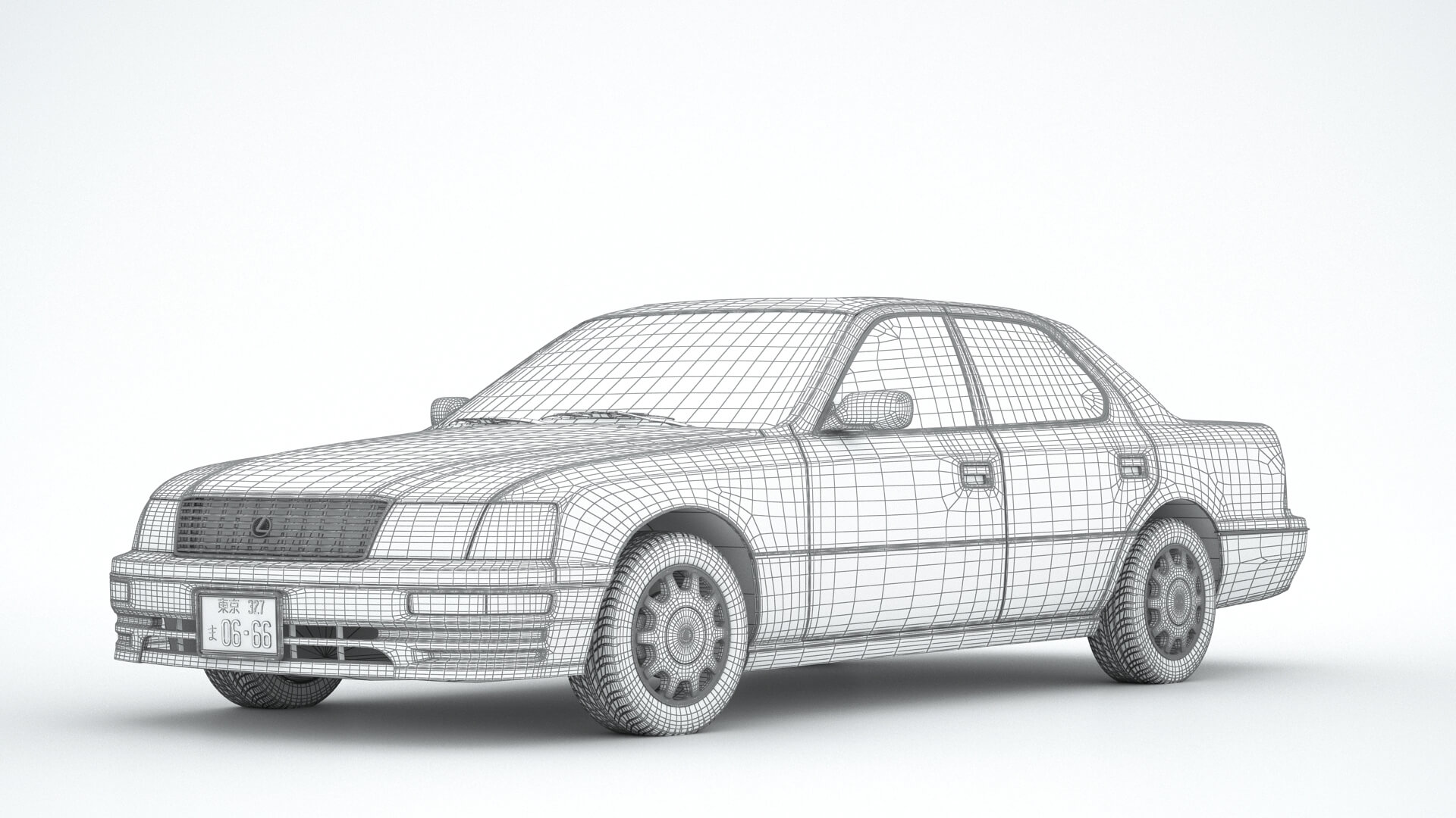 Lexus LS 400 1995 - 3D Model by Carmodels3D