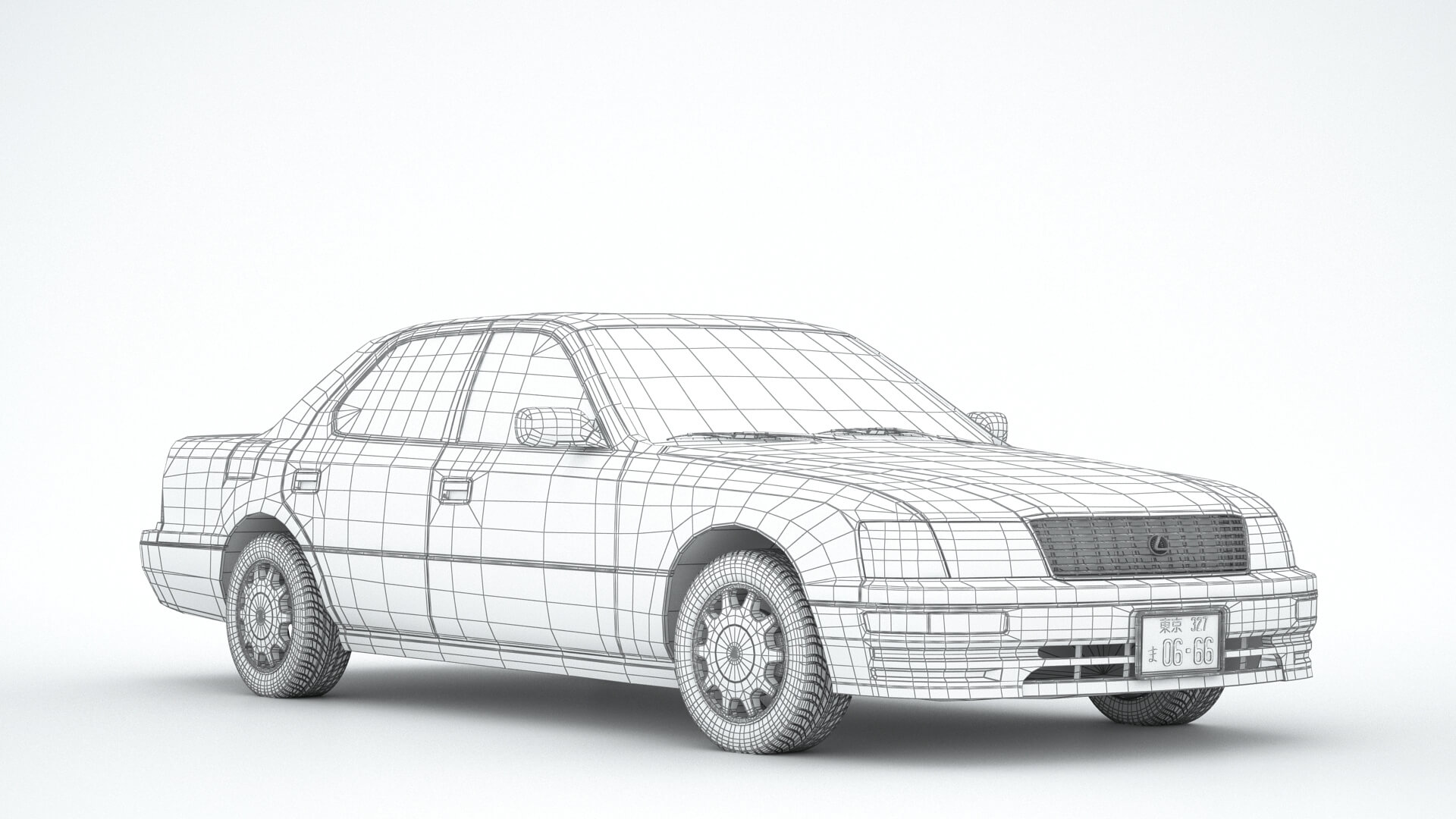 Lexus LS 400 1995 - 3D Model by Carmodels3D