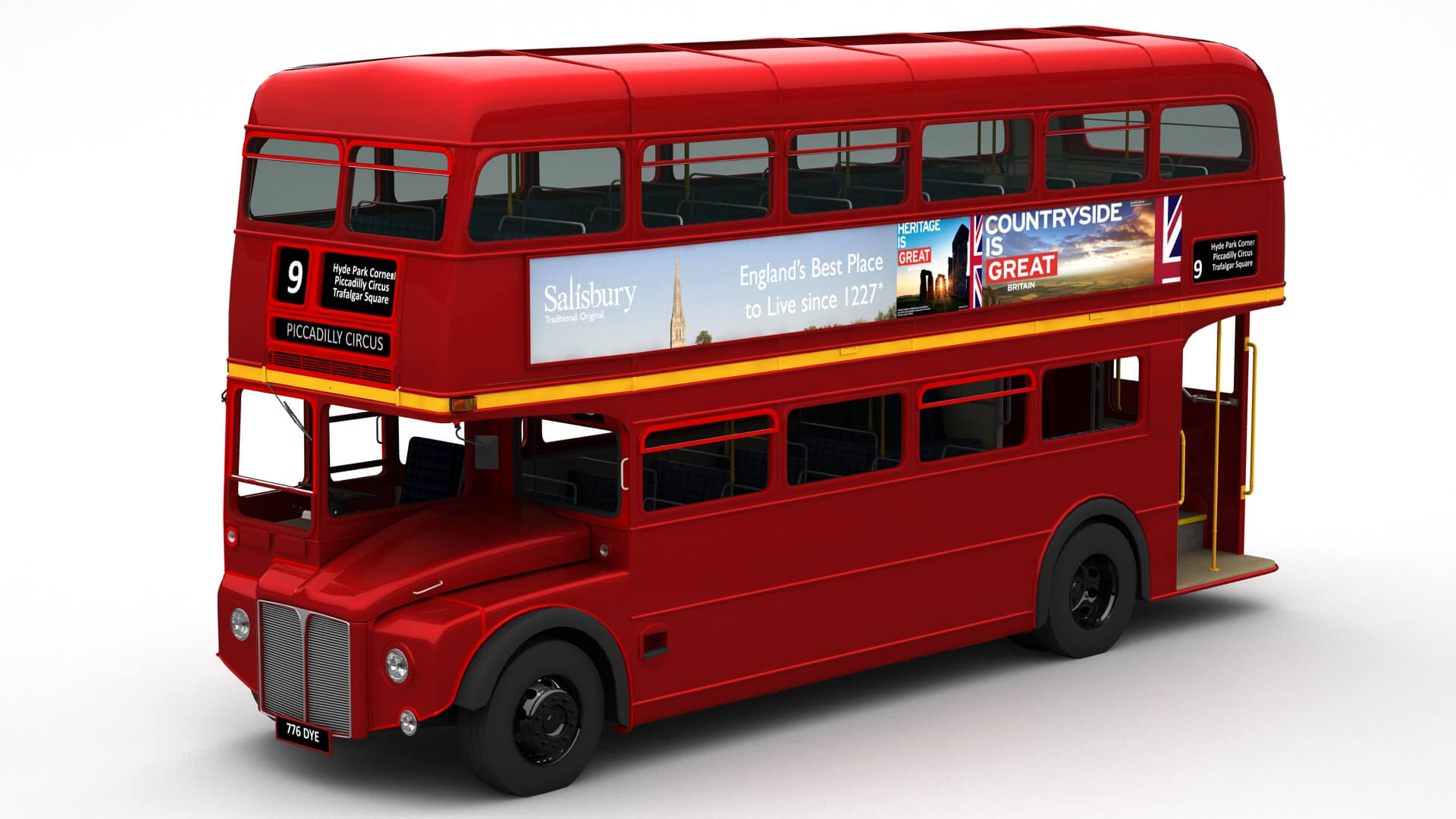 London Double Decker Bus - 3D Model by Carmodels3D
