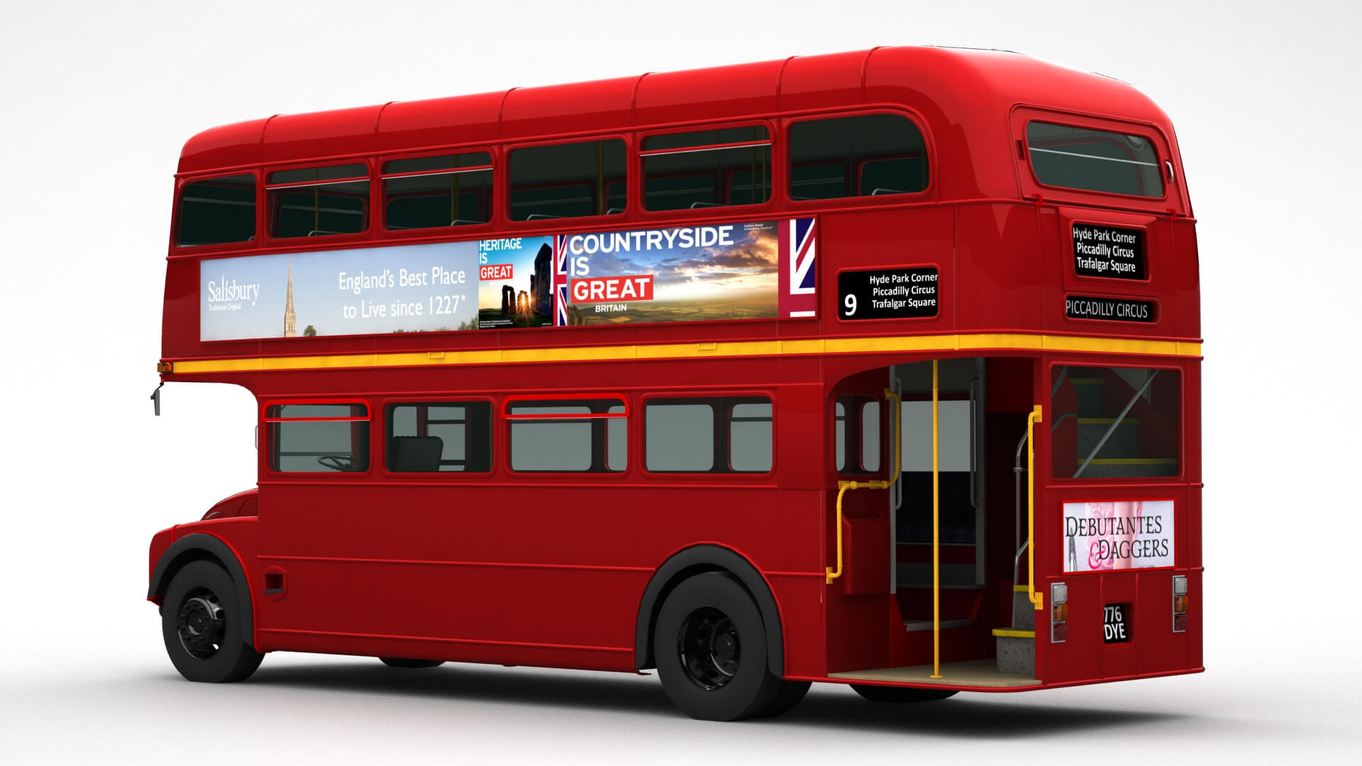 London Double Decker Bus - 3D Model by Carmodels3D