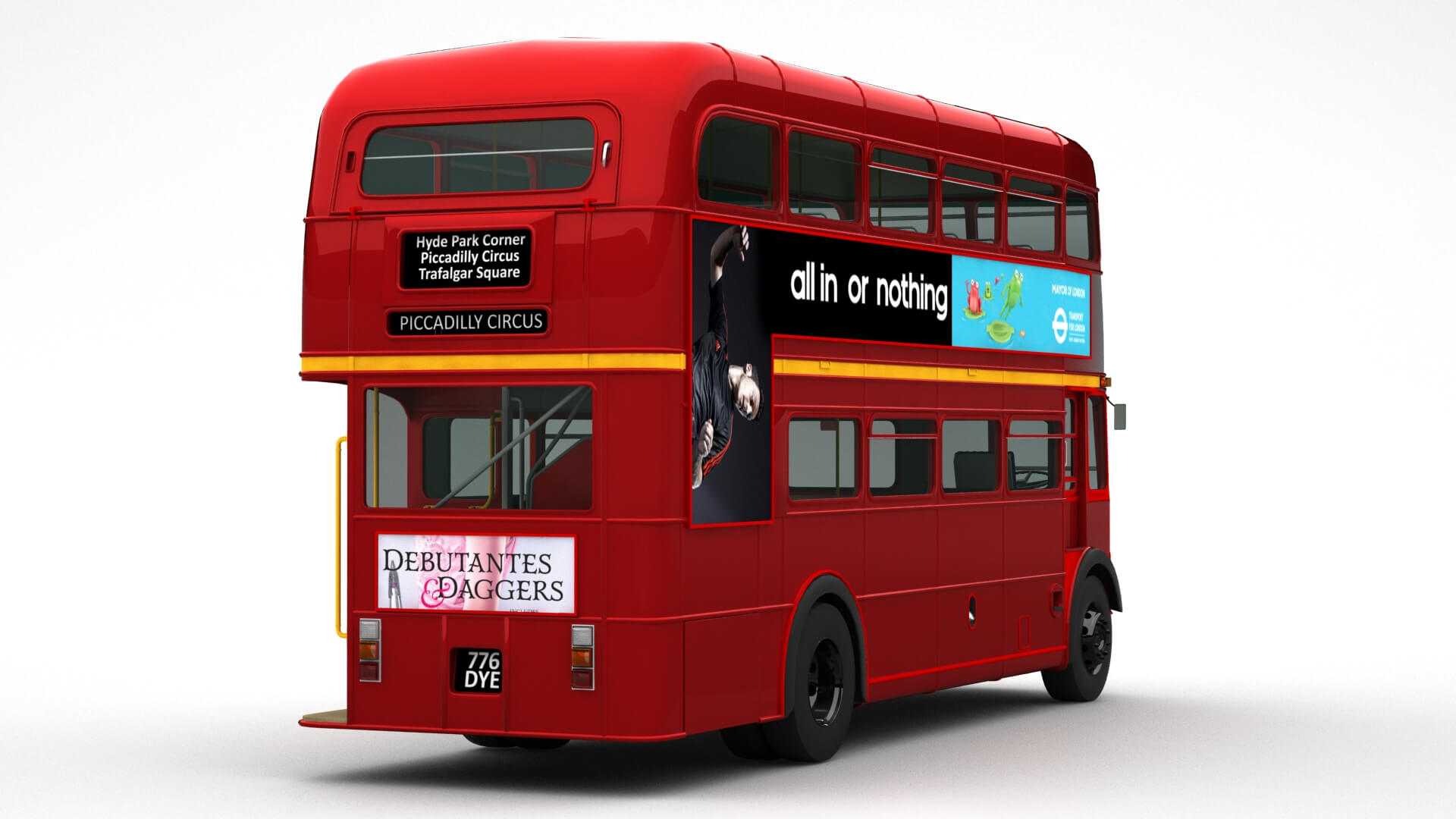 London Double Decker Bus - 3D Model by Carmodels3D