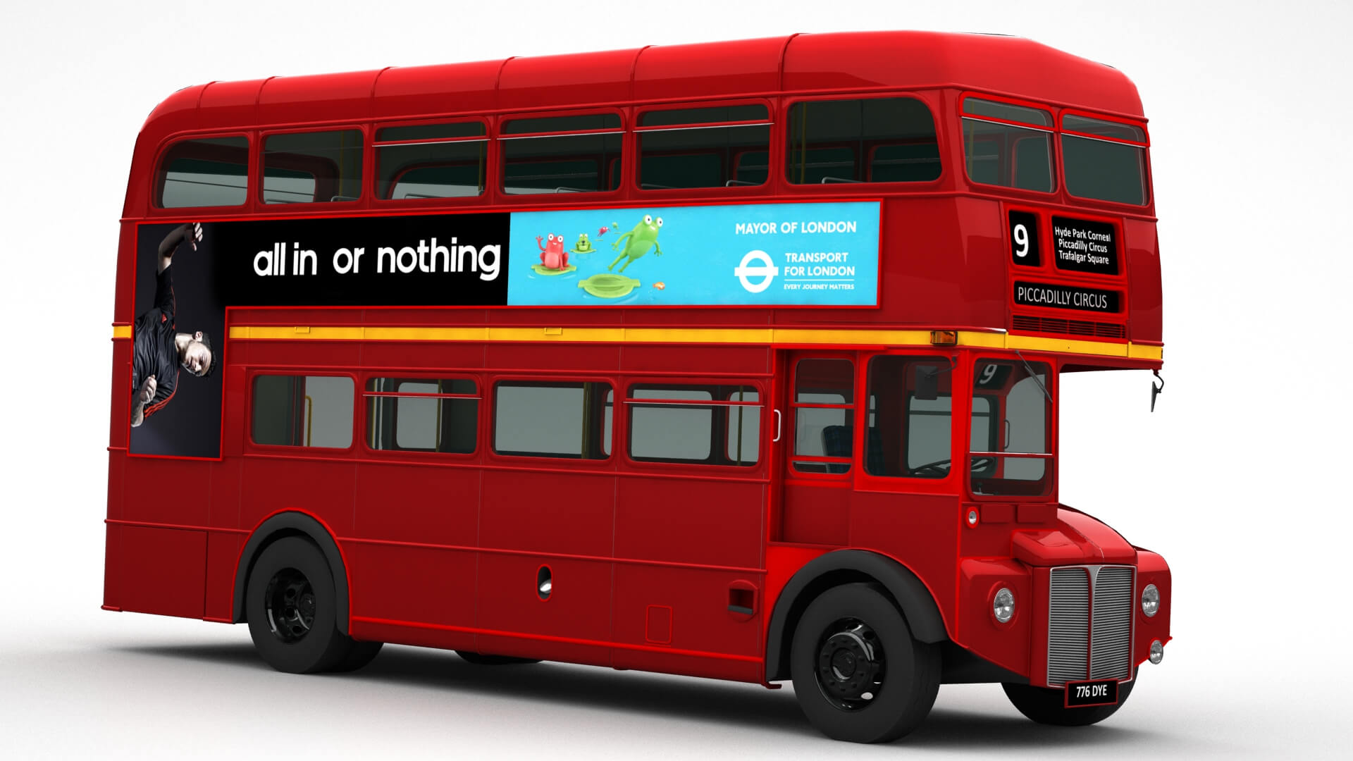 London Double Decker Bus - 3D Model by Carmodels3D