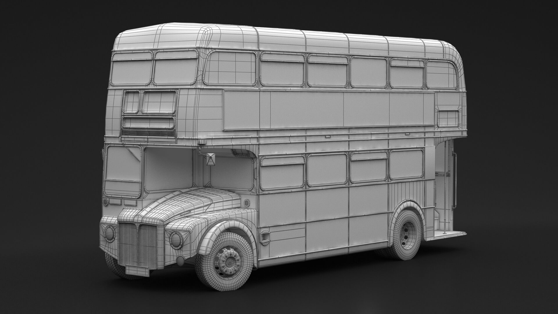 London Double Decker Bus - 3D Model by Carmodels3D