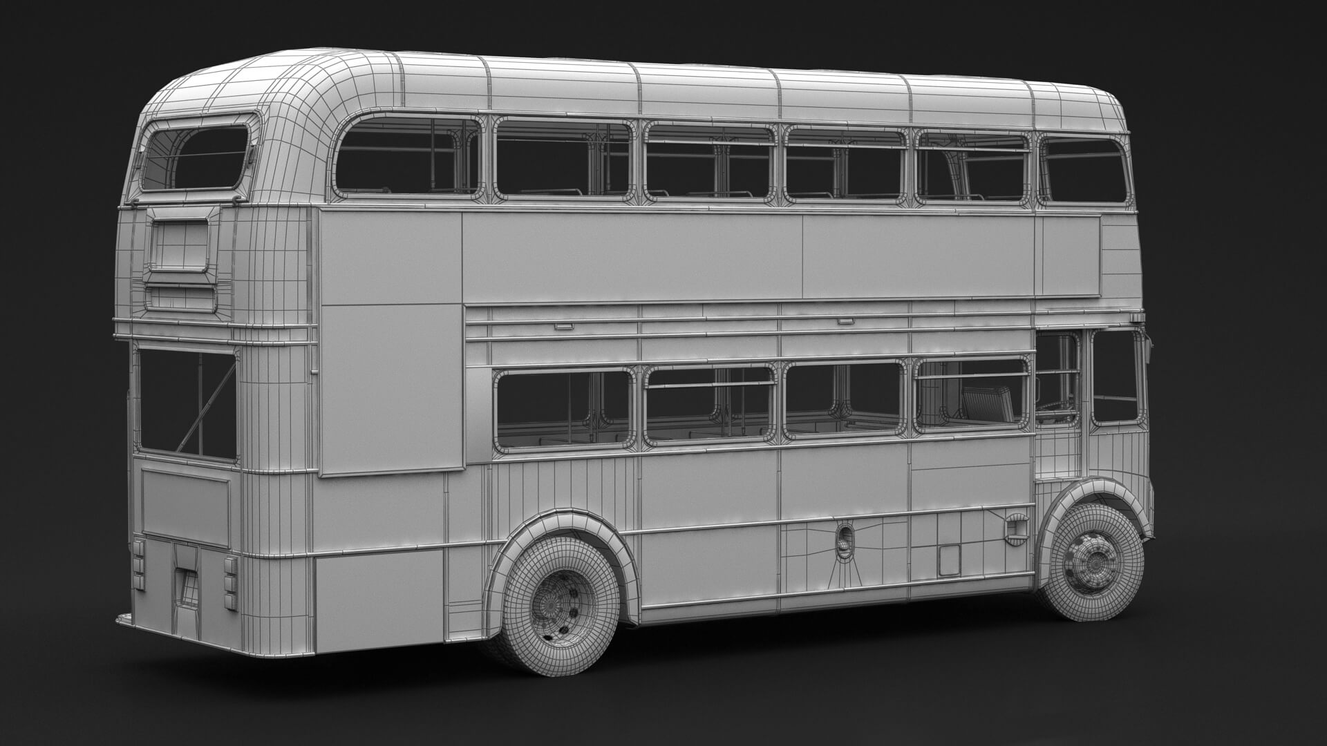 London Double Decker Bus - 3D Model by Carmodels3D