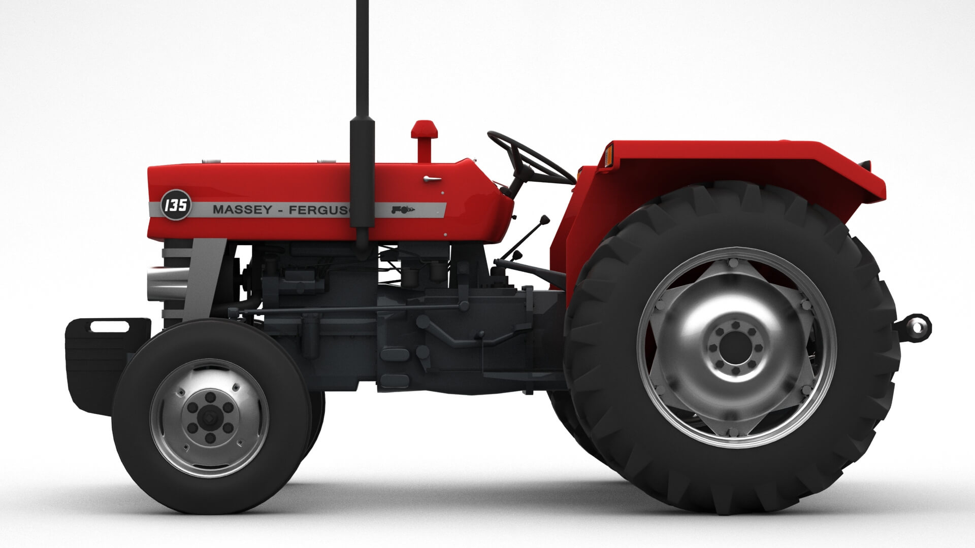 Massey Ferguson 135 - 1965 3D Model by Carmodels3D