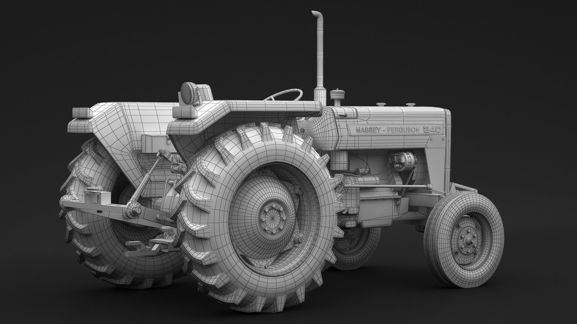 Massey Ferguson 240 1996 - 3D Model by Carmodels3D
