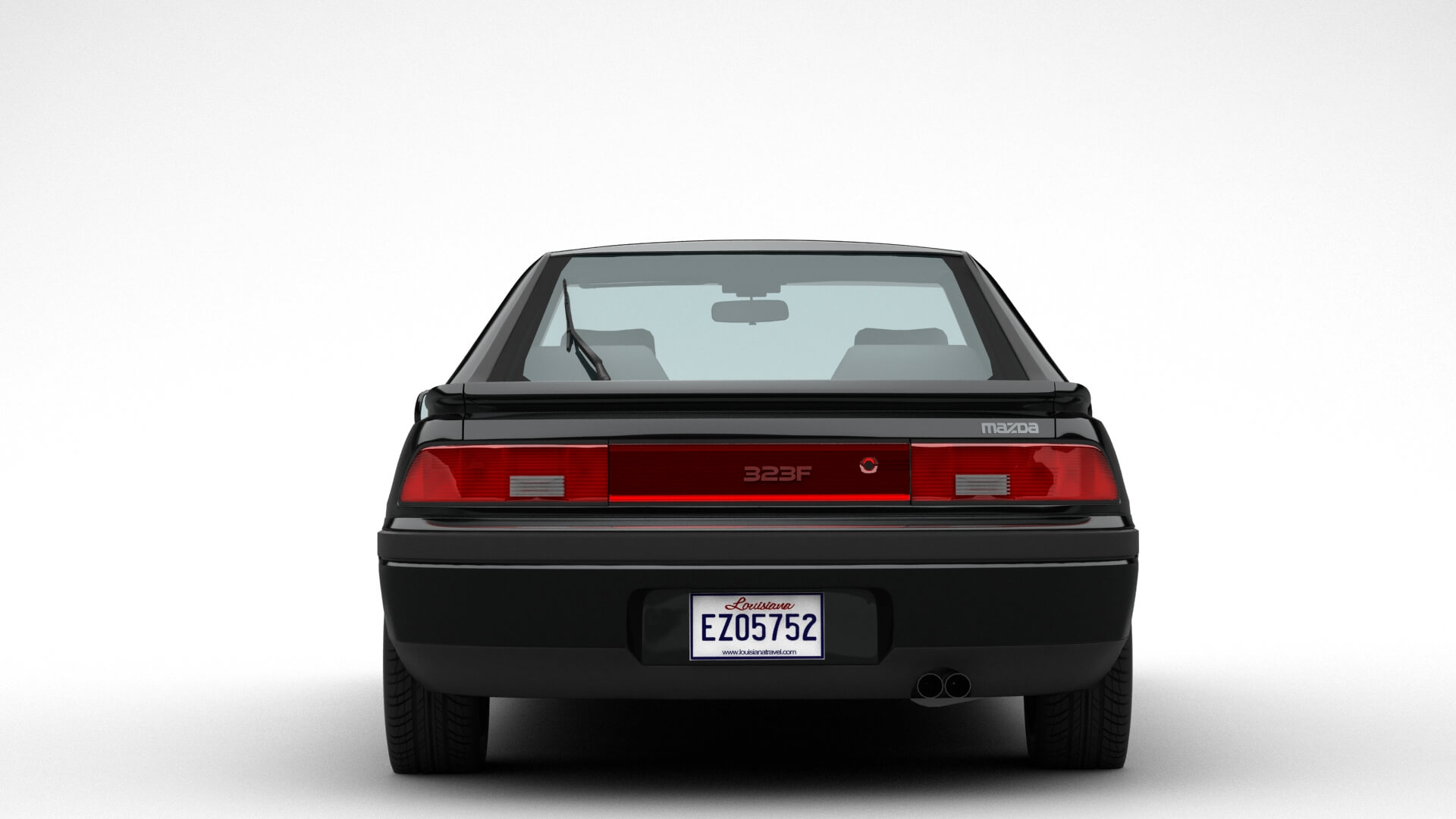 Mazda 323 F 1991 - 3D Model by Carmodels3D