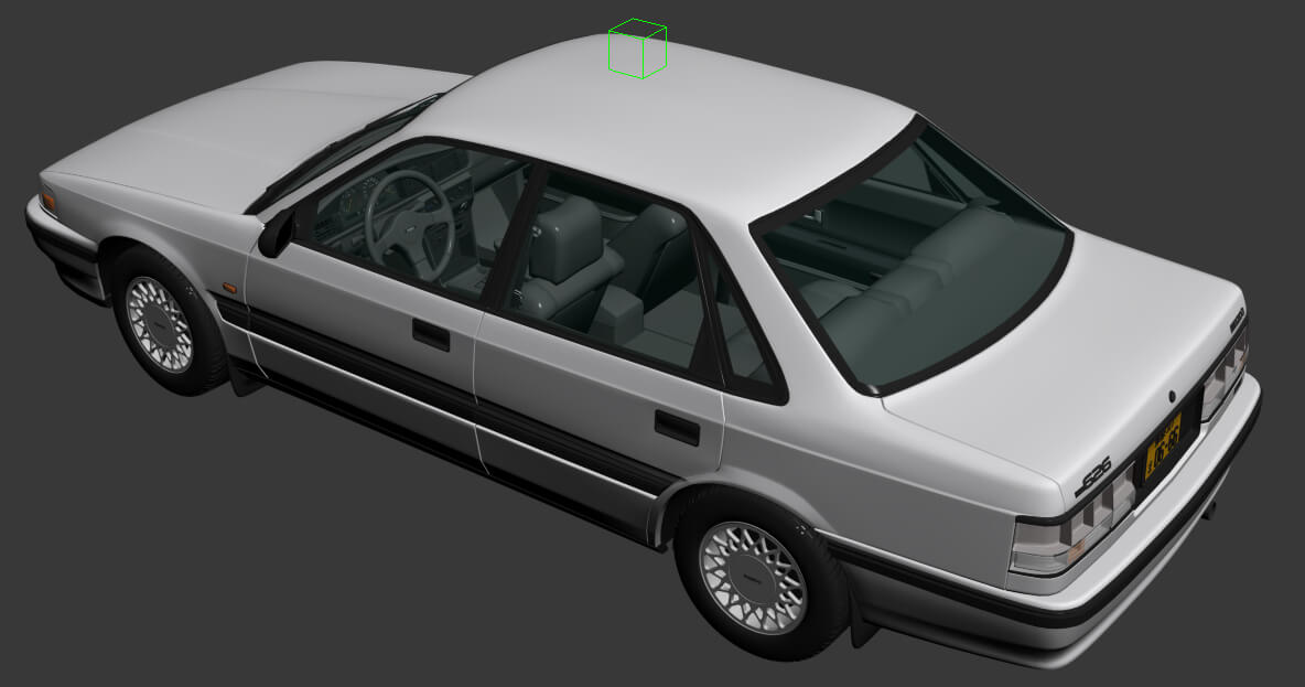 Mazda 626 Sedan 1990 - 3D Model by Carmodels3D