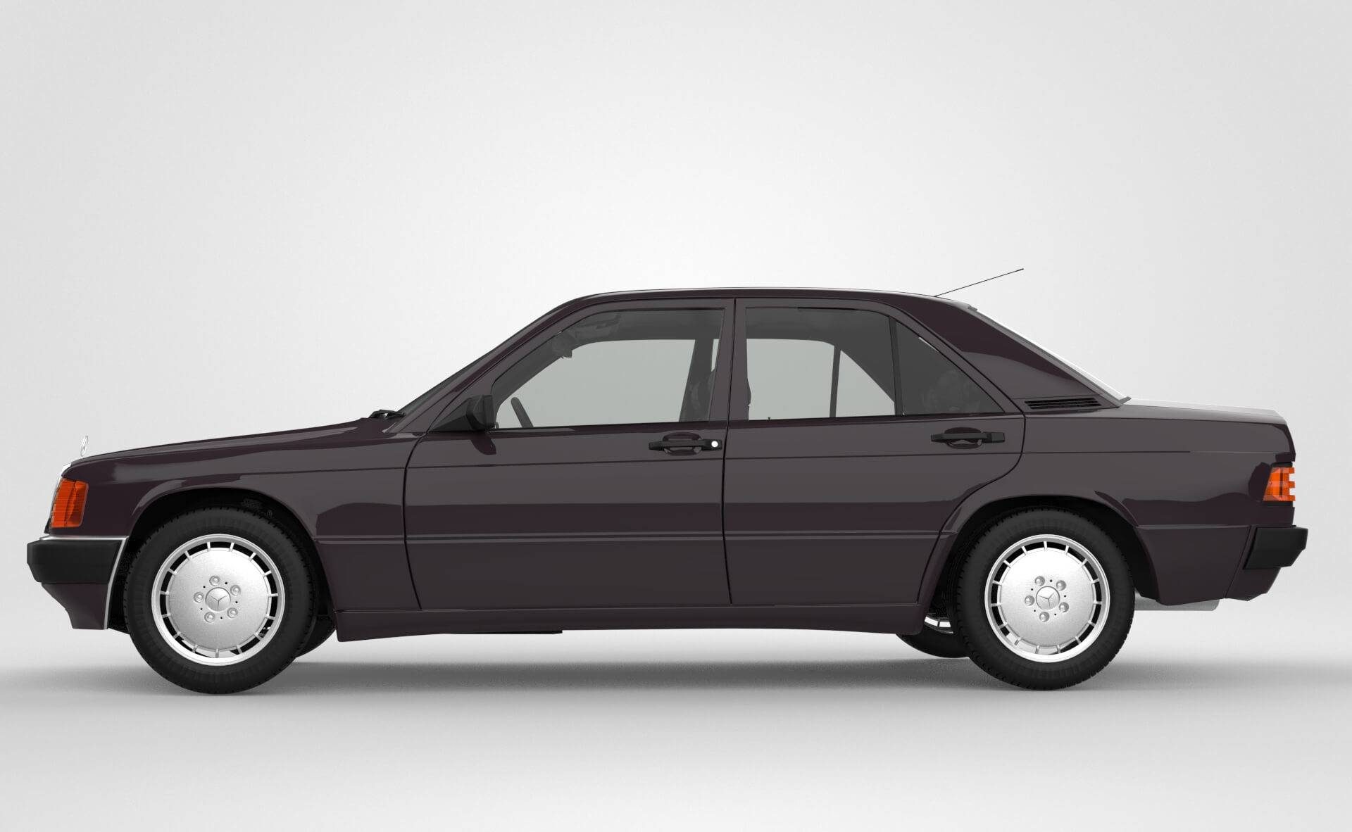 Mercedes Benz 190E 1990 W201 - 3D Model by Carmodels3D