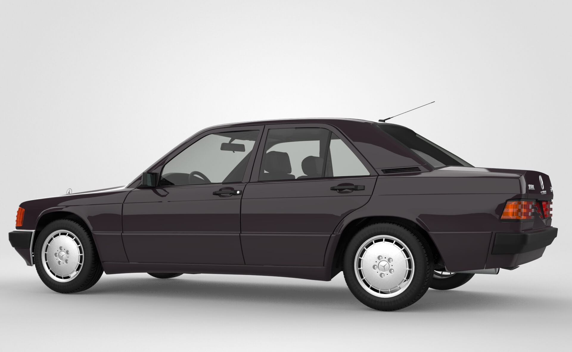 Mercedes Benz 190E 1990 W201 - 3D Model by Carmodels3D