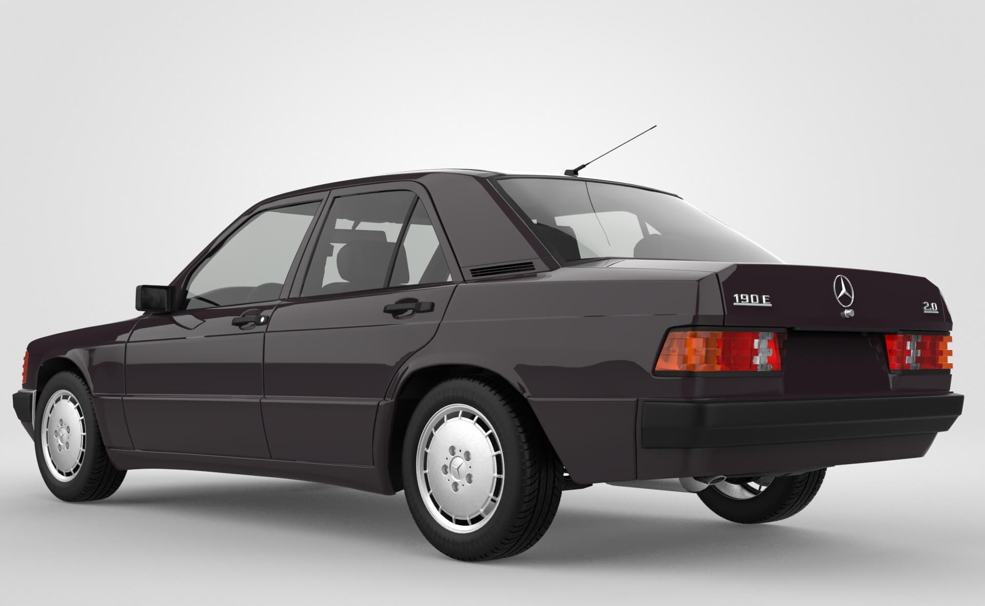 Mercedes Benz 190E 1990 W201 - 3D Model by Carmodels3D