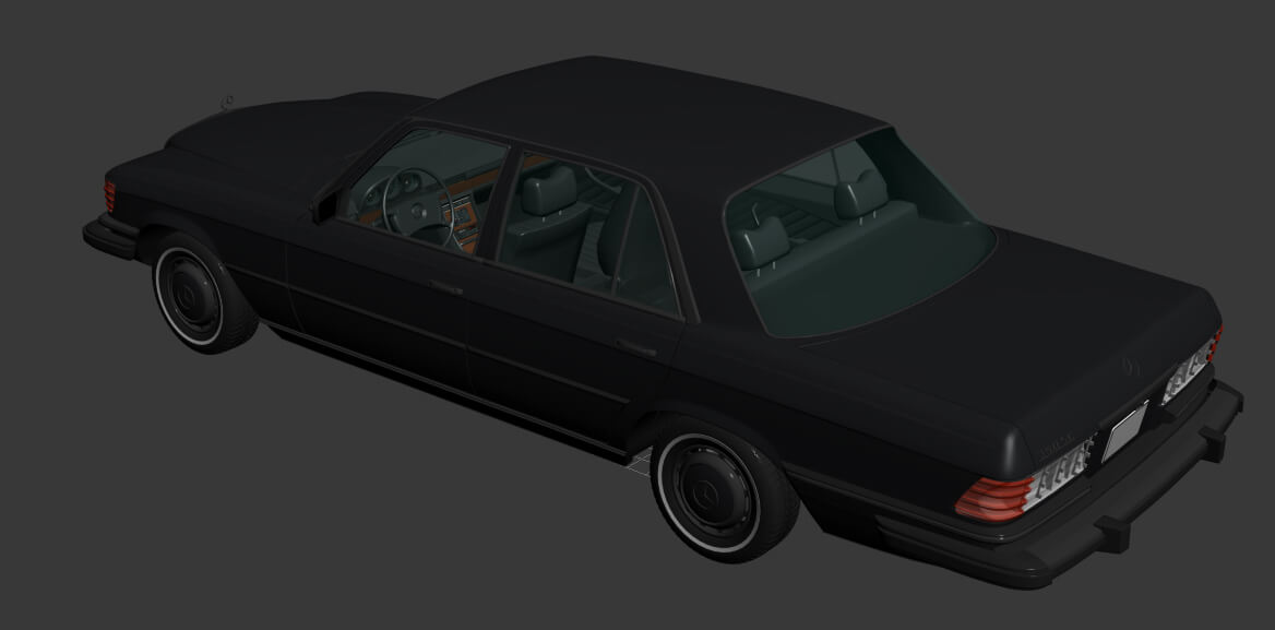 Mercedes Benz 350 SE V2 - 3D Model by Carmodels3D