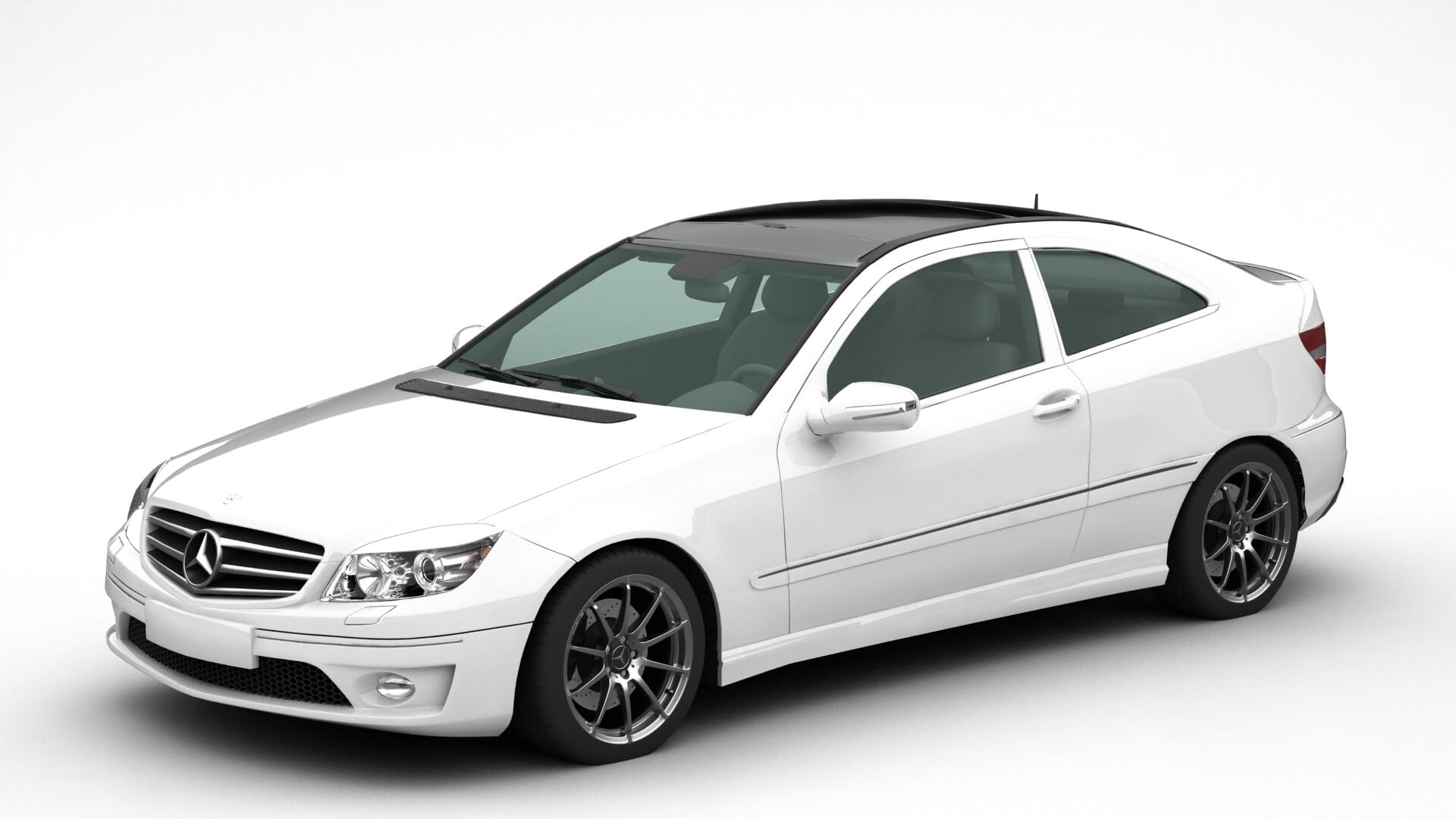 Mercedes Benz Clc Coupe W204 - 3D Model by Carmodels3D