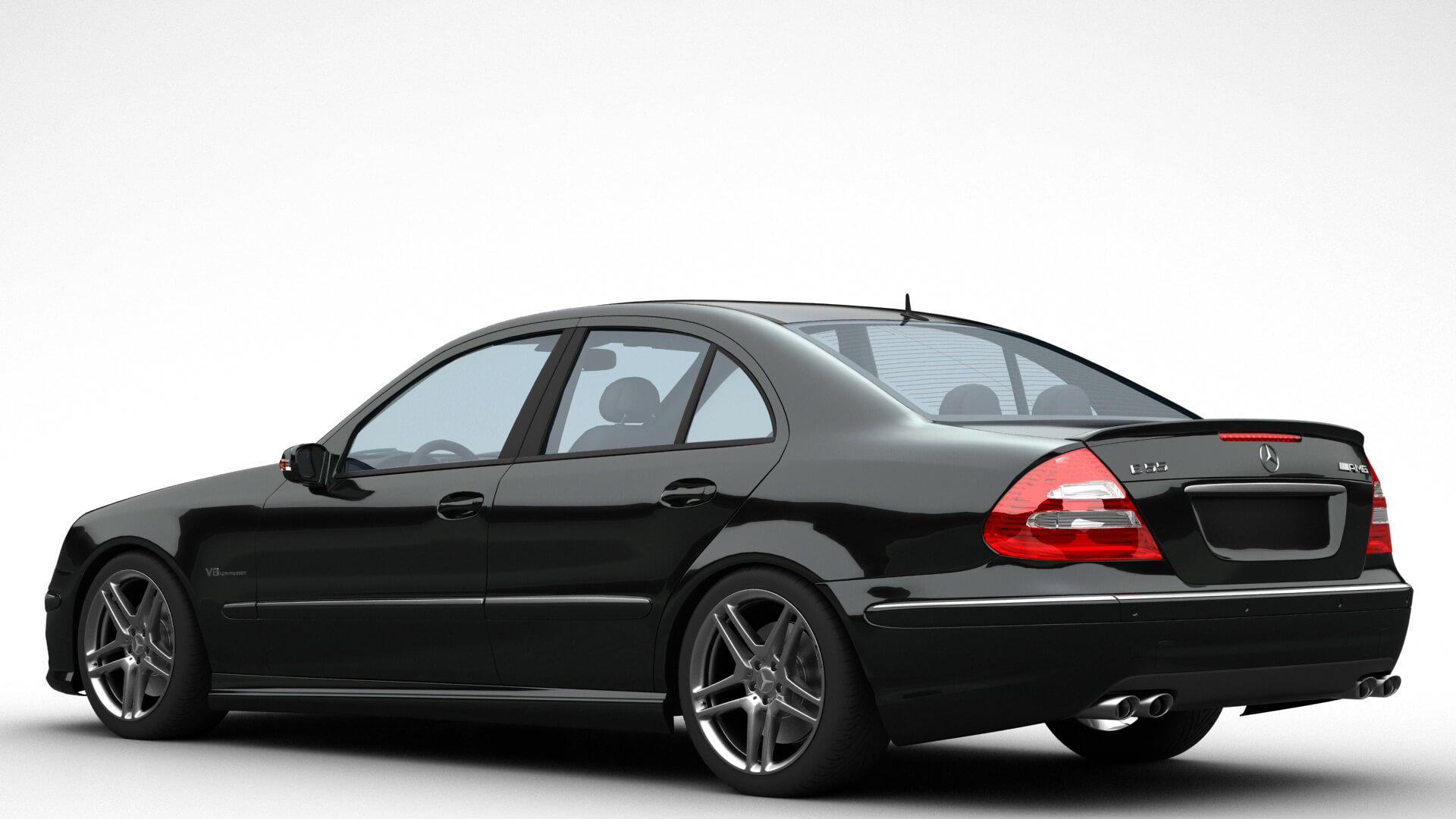 Mercedes Benz E 55 AMG W211 - 3D Model by Carmodels3D