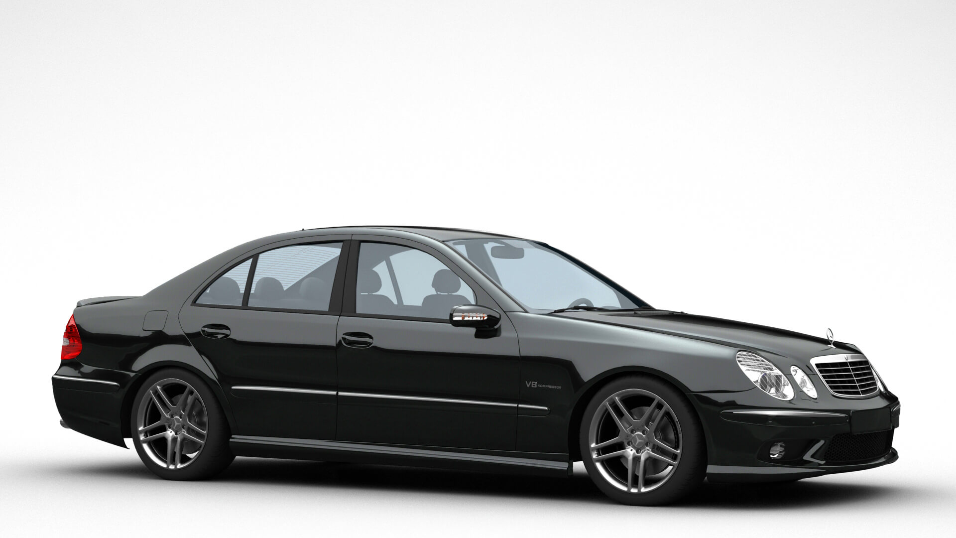 Mercedes Benz E 55 AMG W211 - 3D Model by Carmodels3D