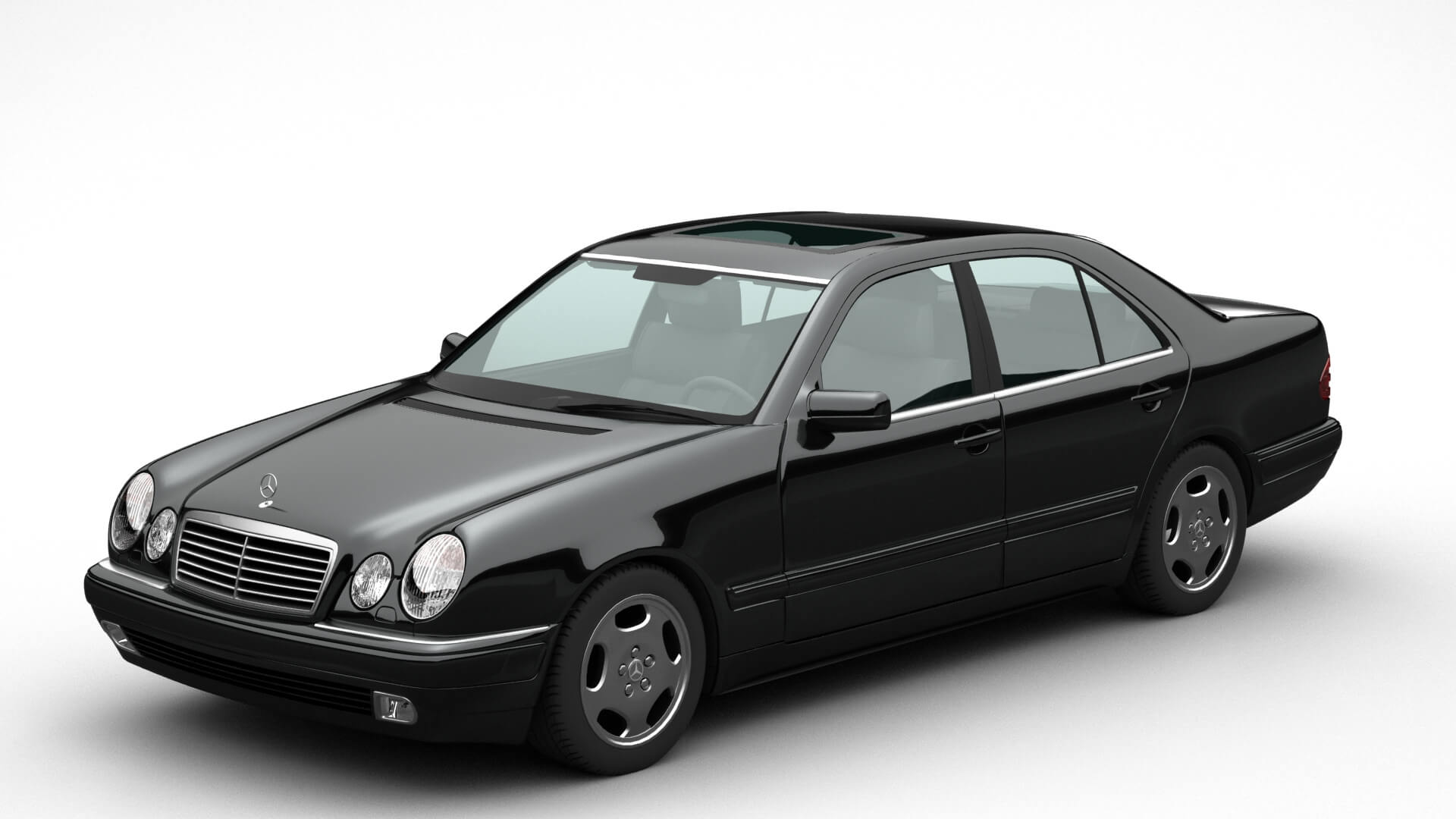 Mercedes Benz E-Class W210 3D Model by Carmodels3D