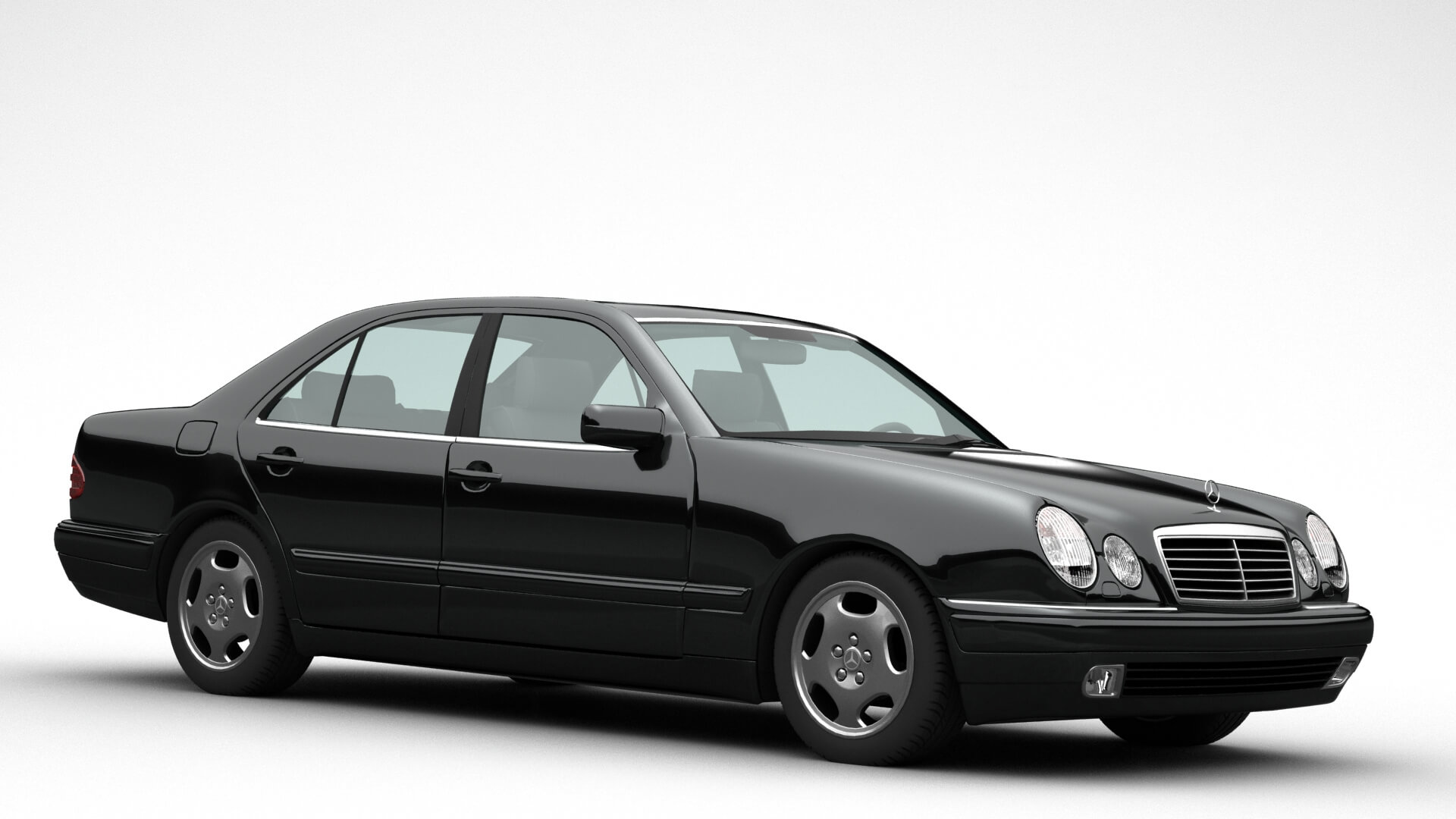 Mercedes Benz E-Class W210 3D Model by Carmodels3D