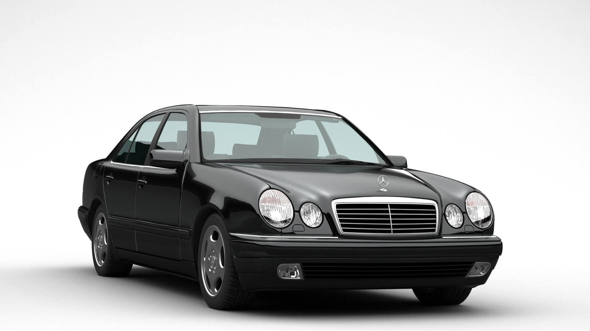 Mercedes Benz E-Class W210 3D Model by Carmodels3D