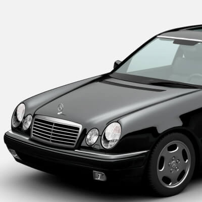 Mercedes Benz E-Class W210 3D Model by Carmodels3D