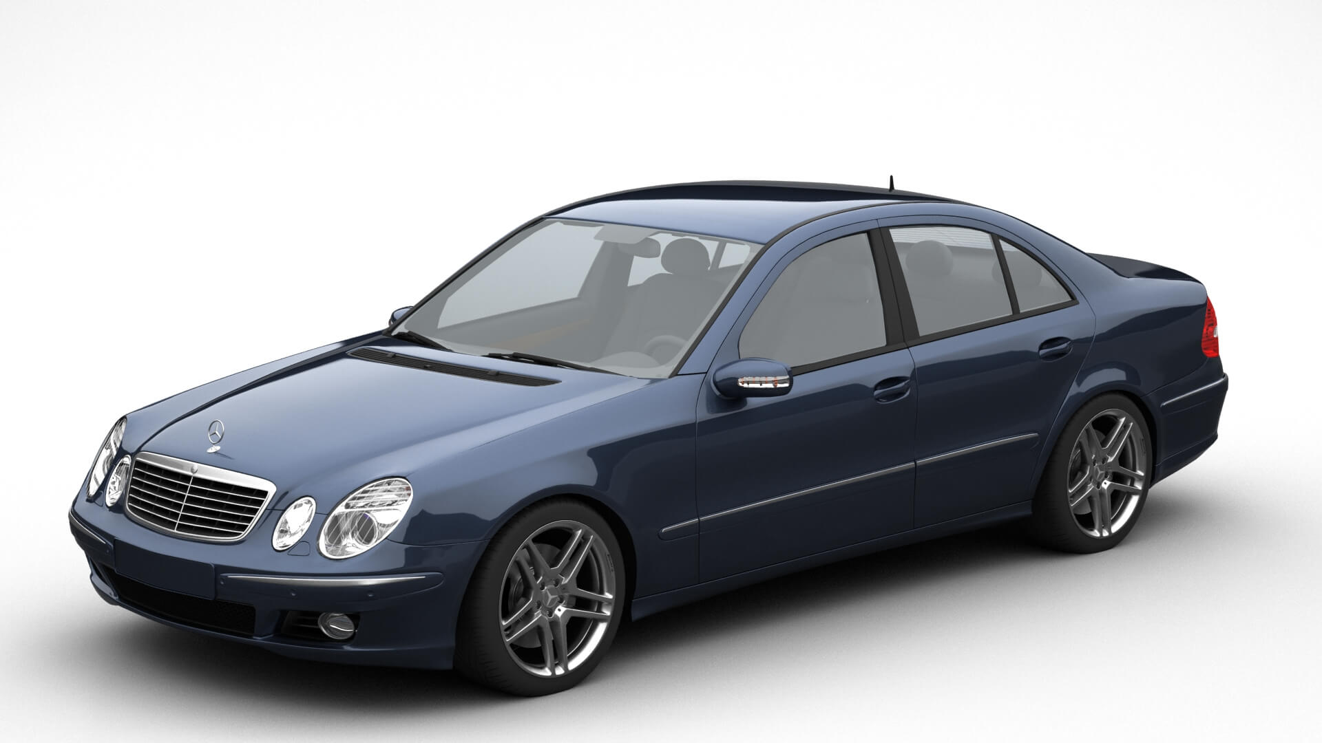 Mercedes Benz E-Class W211 3D Model by Carmodels3D