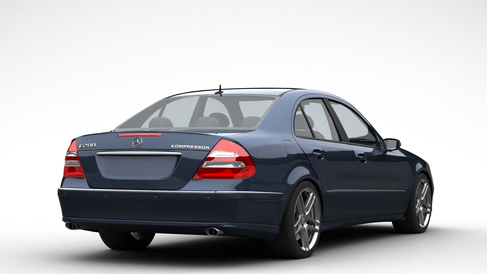 Mercedes Benz E-Class W211 3D Model by Carmodels3D