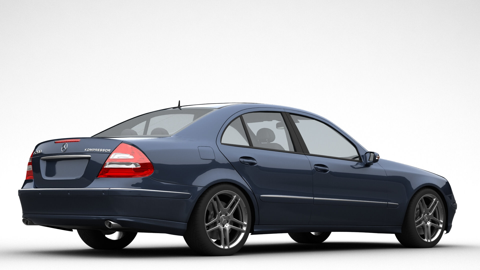 Mercedes Benz E-Class W211 3D Model by Carmodels3D