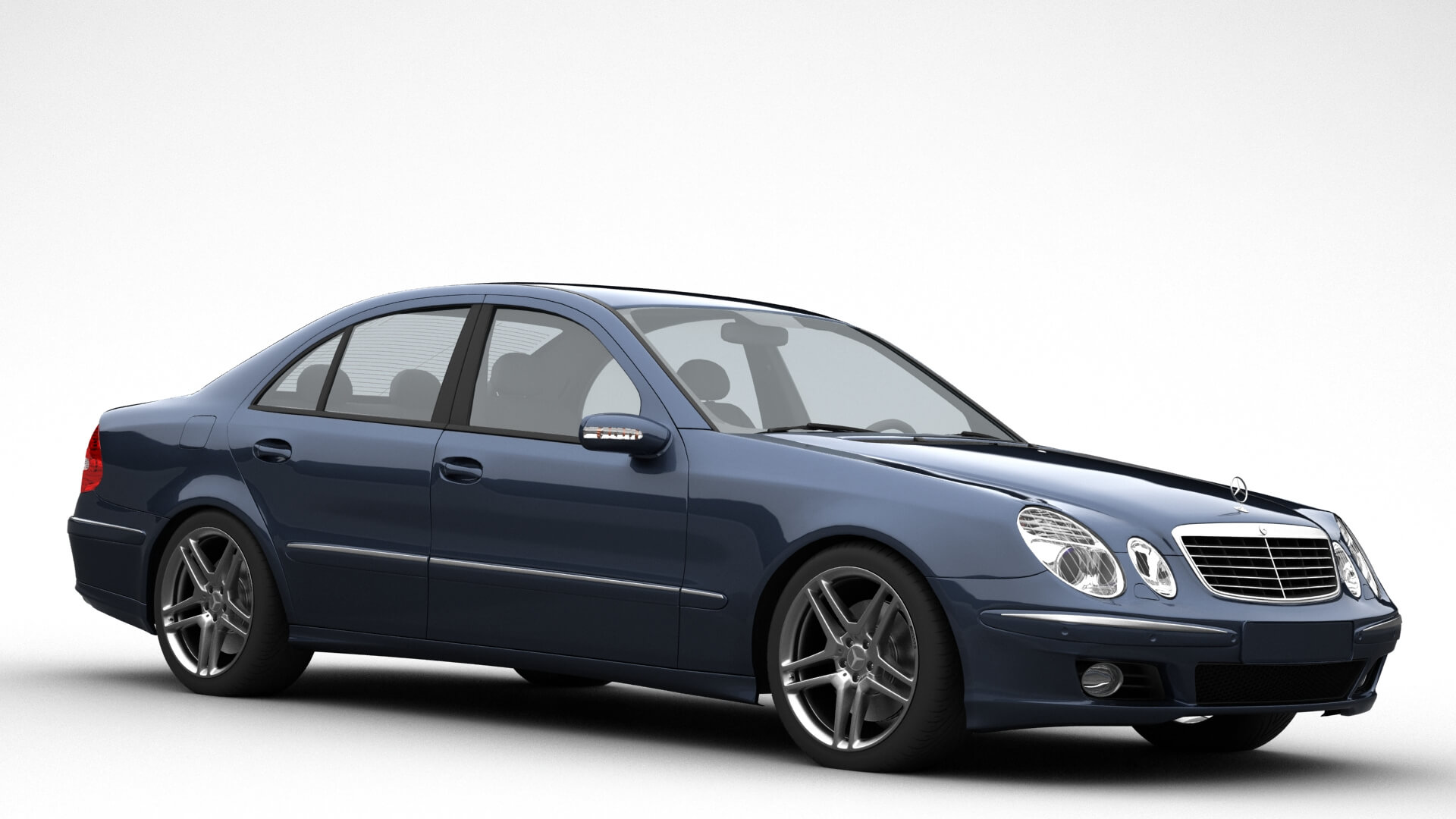 Mercedes Benz E-Class W211 3D Model by Carmodels3D