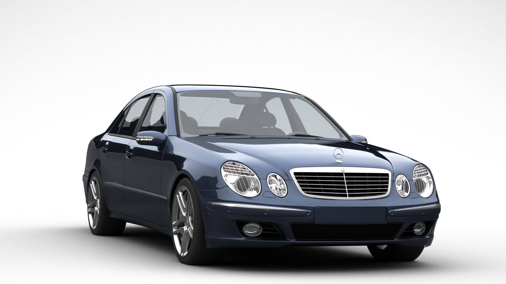 Mercedes Benz E-Class W211 3D Model by Carmodels3D