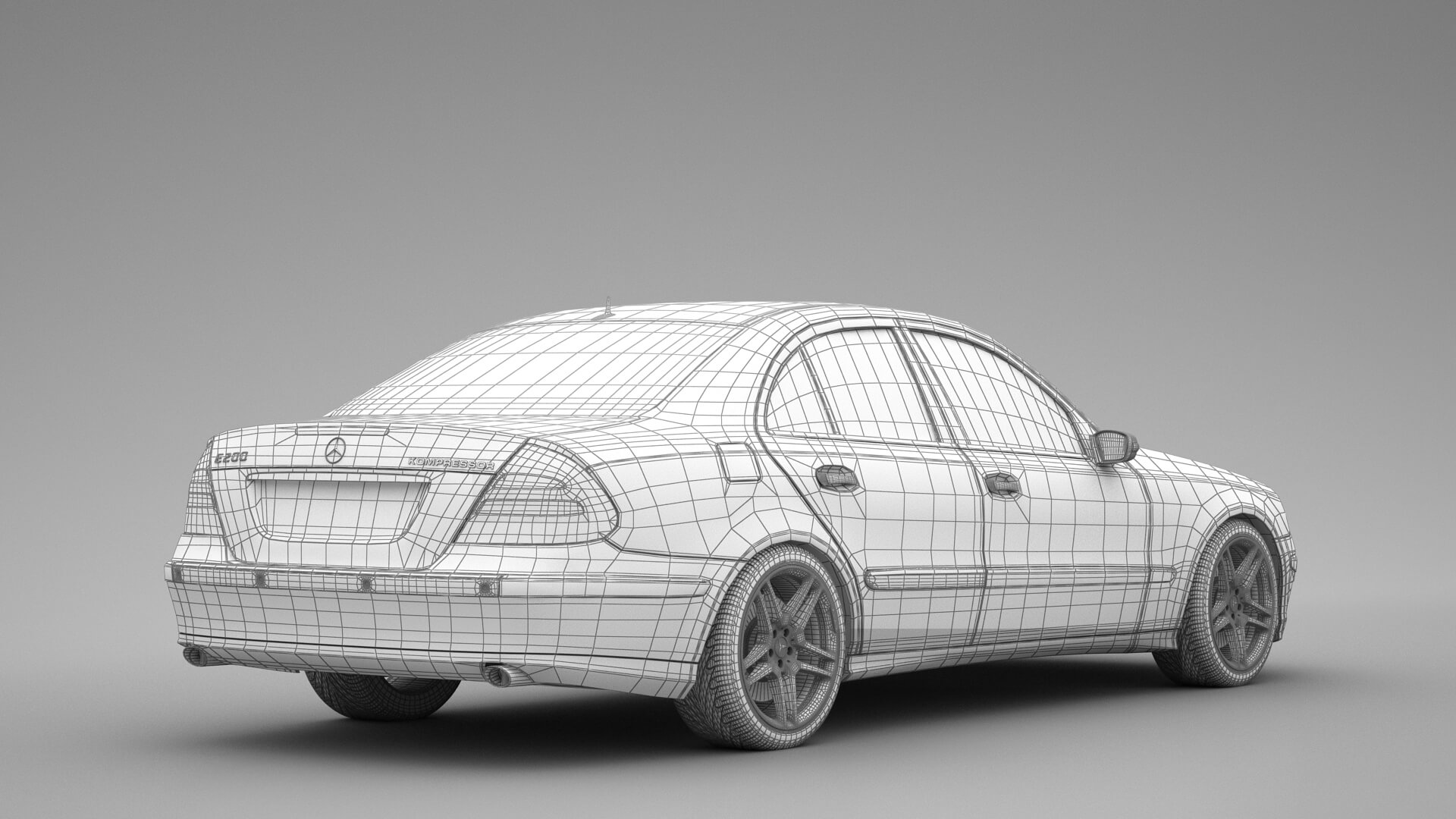 Mercedes Benz E-Class W211 3D Model by Carmodels3D