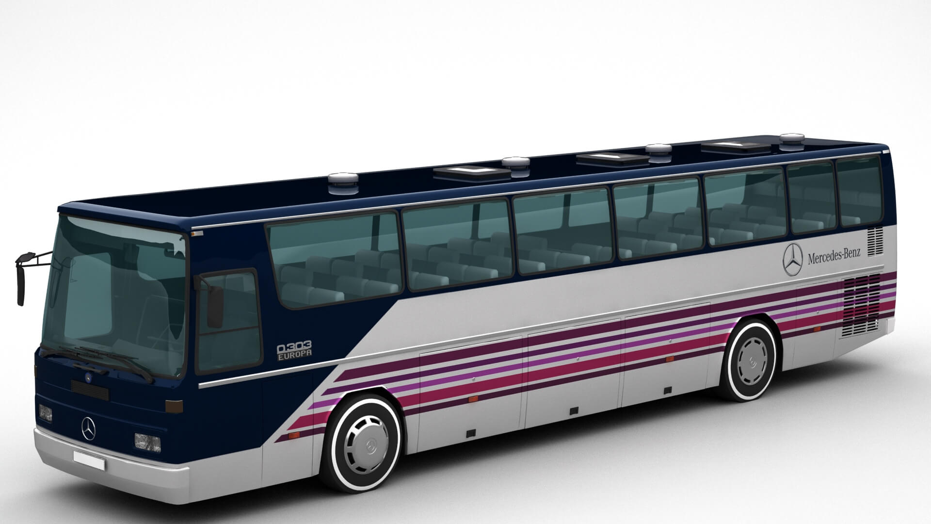 Mercedes Benz O 303 V8 - 3D Model by Carmodels3D