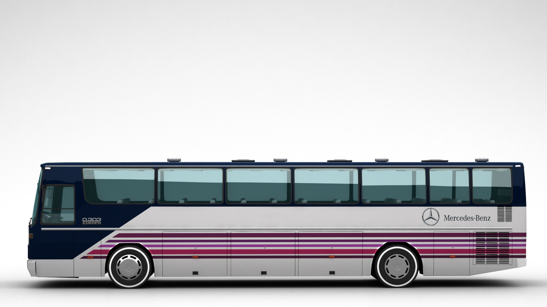 Mercedes Benz O 303 V8 - 3D Model by Carmodels3D