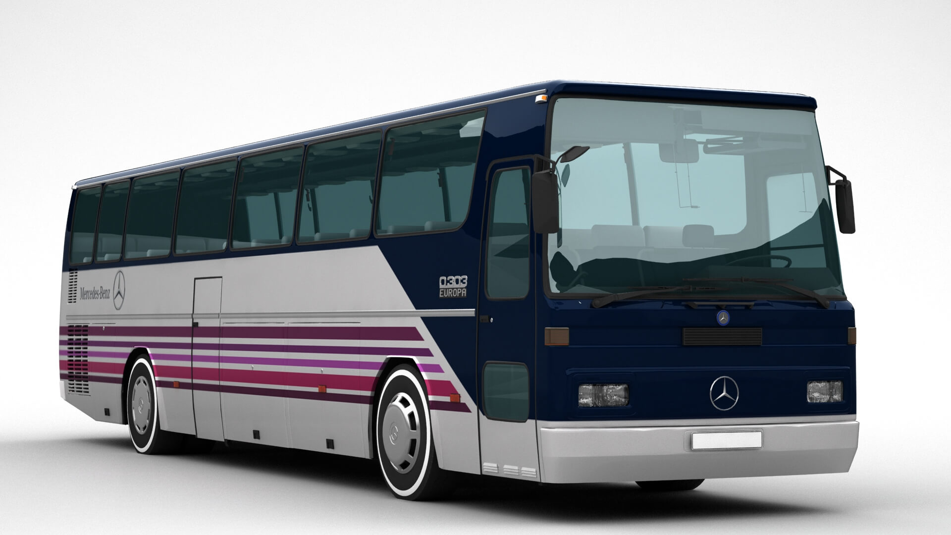 Mercedes Benz O 303 V8 - 3D Model by Carmodels3D