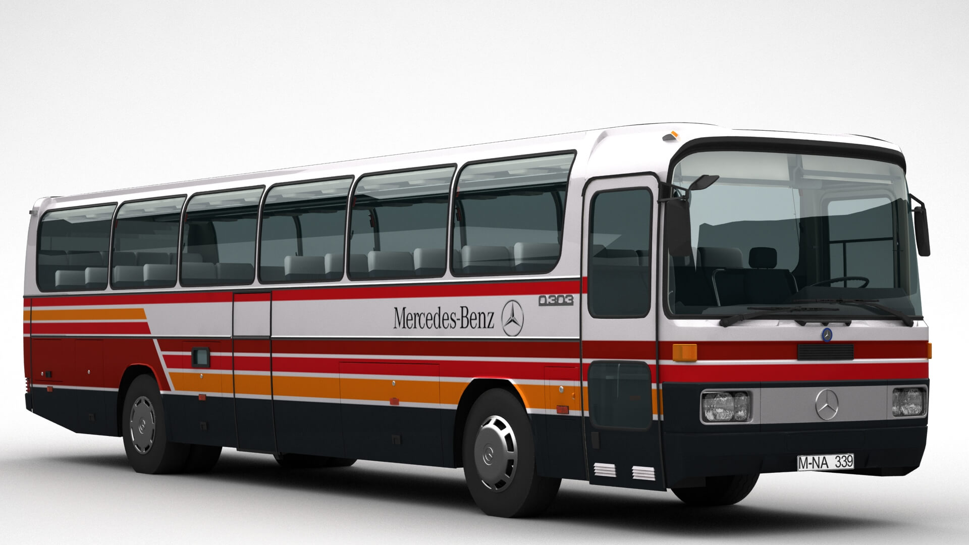 Mercedes Benz O 303 - 3D Model by Carmodels3D