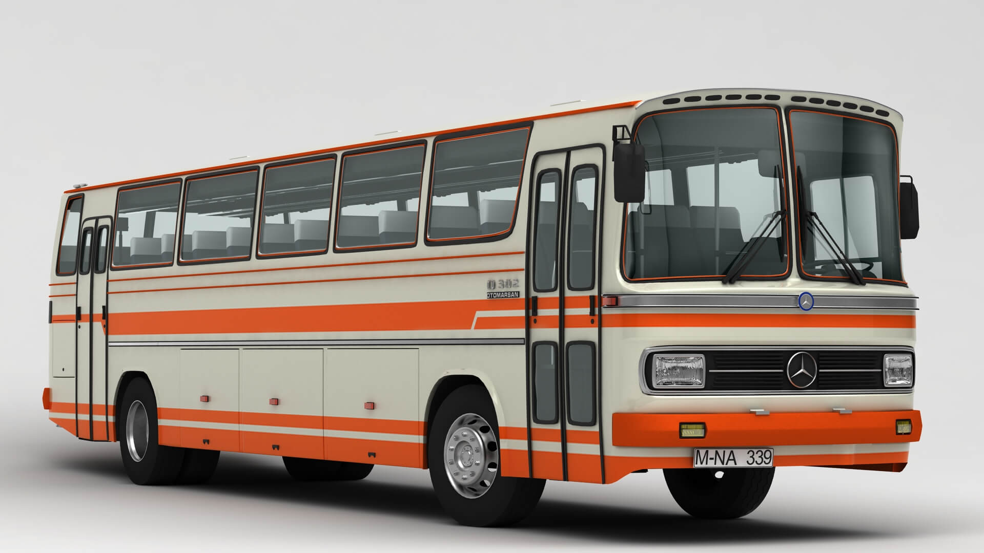 Mercedes Benz O302 - 3D Model by Carmodels3D