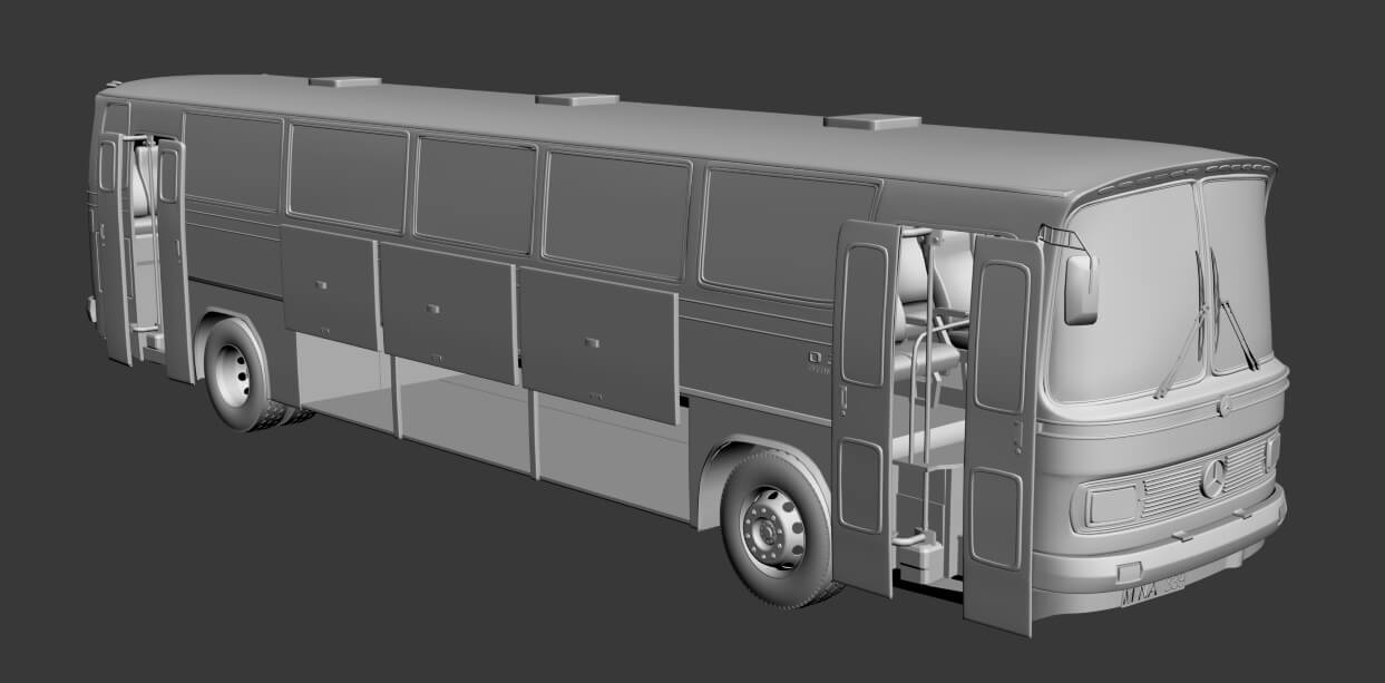 Mercedes Benz O302 - 3D Model by Carmodels3D