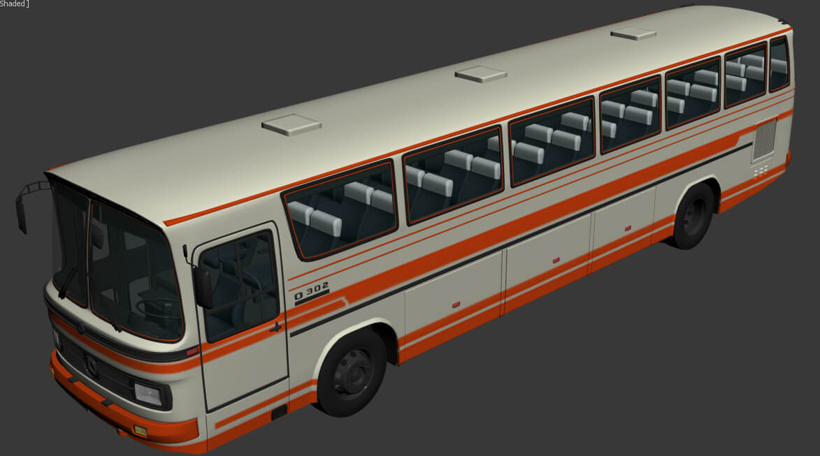 Mercedes Benz O302 - 3D Model by Carmodels3D
