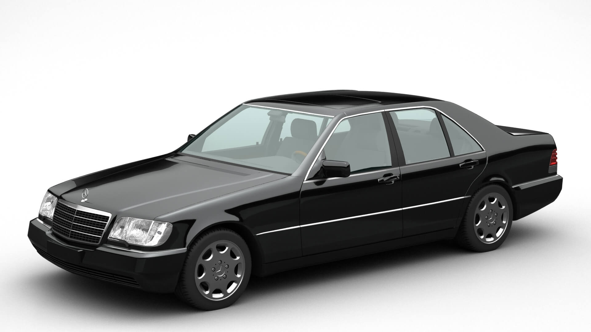 Mercedes Benz S Class - W140 3D Model by Carmodels3D