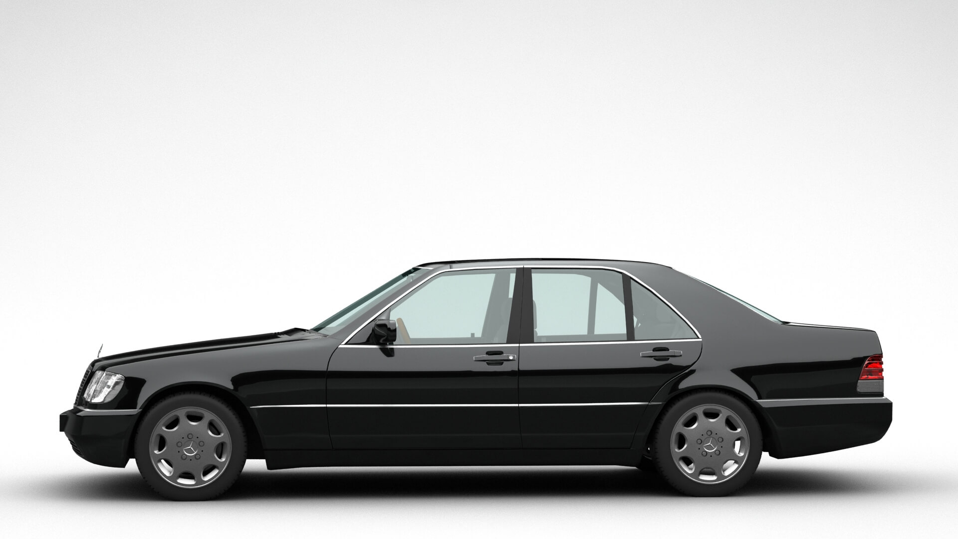 Mercedes Benz S Class - W140 3D Model by Carmodels3D