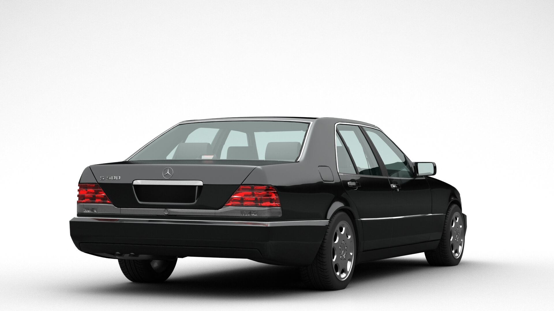 Mercedes Benz S Class - W140 3D Model by Carmodels3D