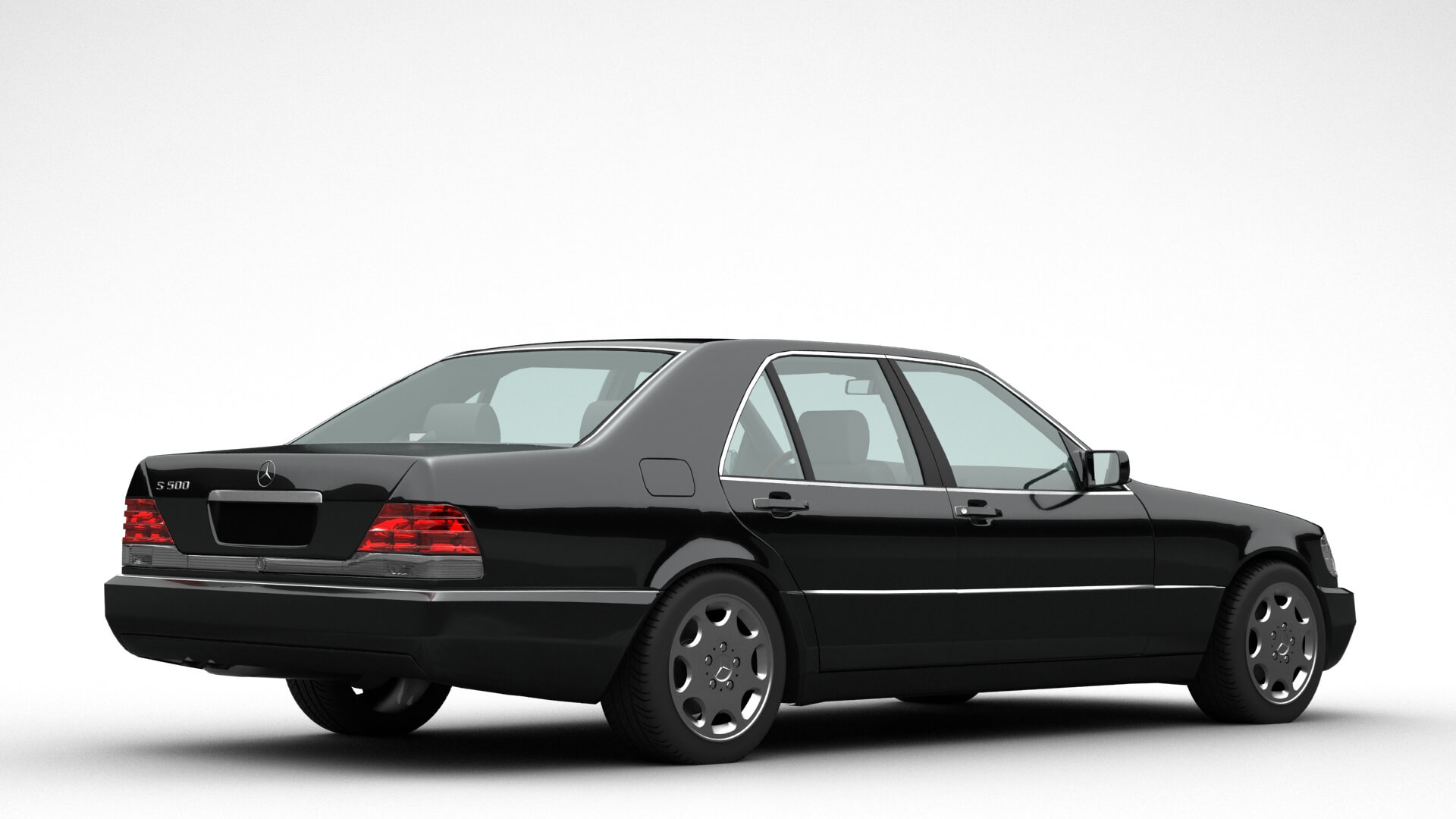 Mercedes Benz S Class - W140 3D Model by Carmodels3D