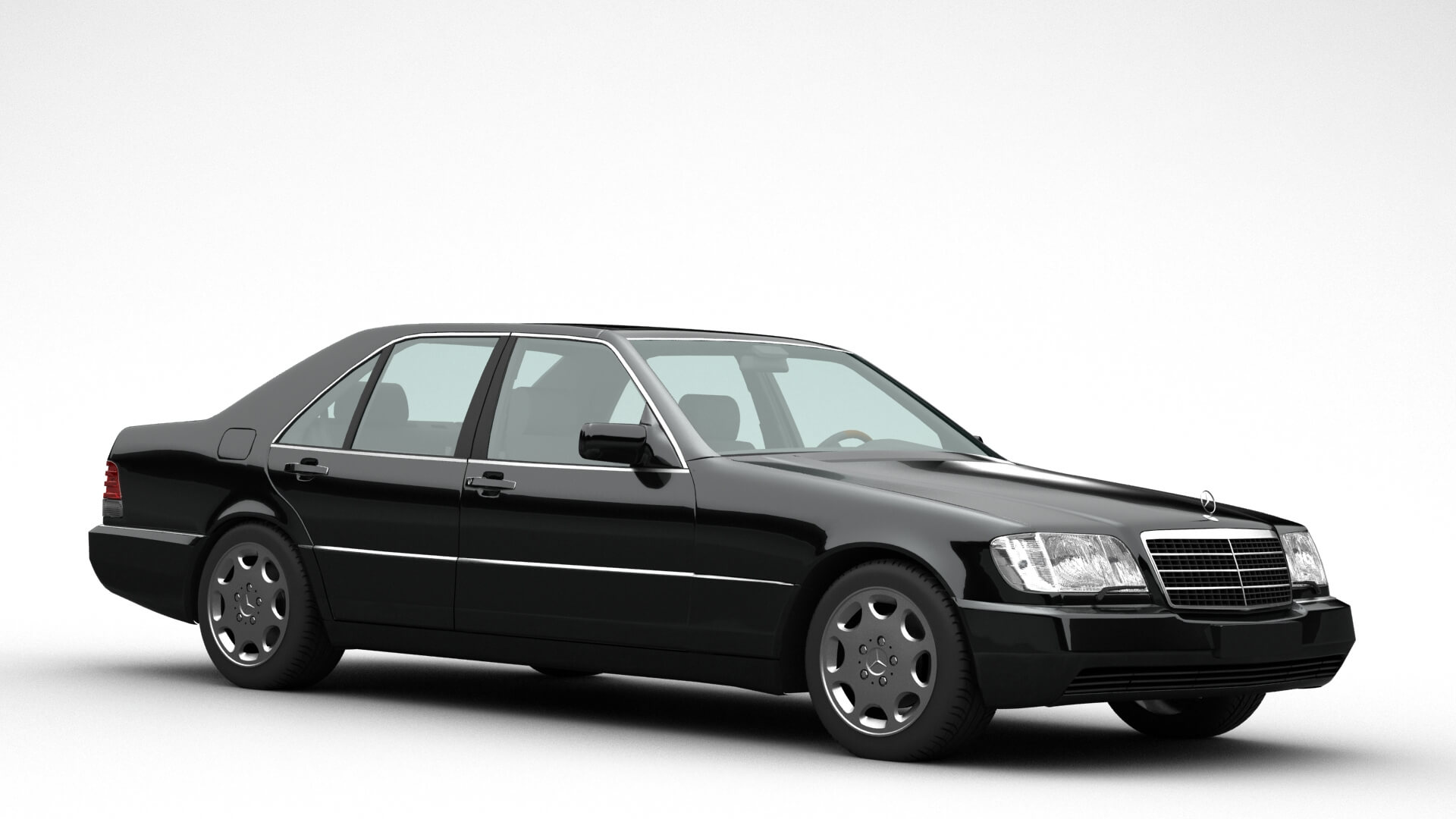 Mercedes Benz S Class - W140 3D Model by Carmodels3D