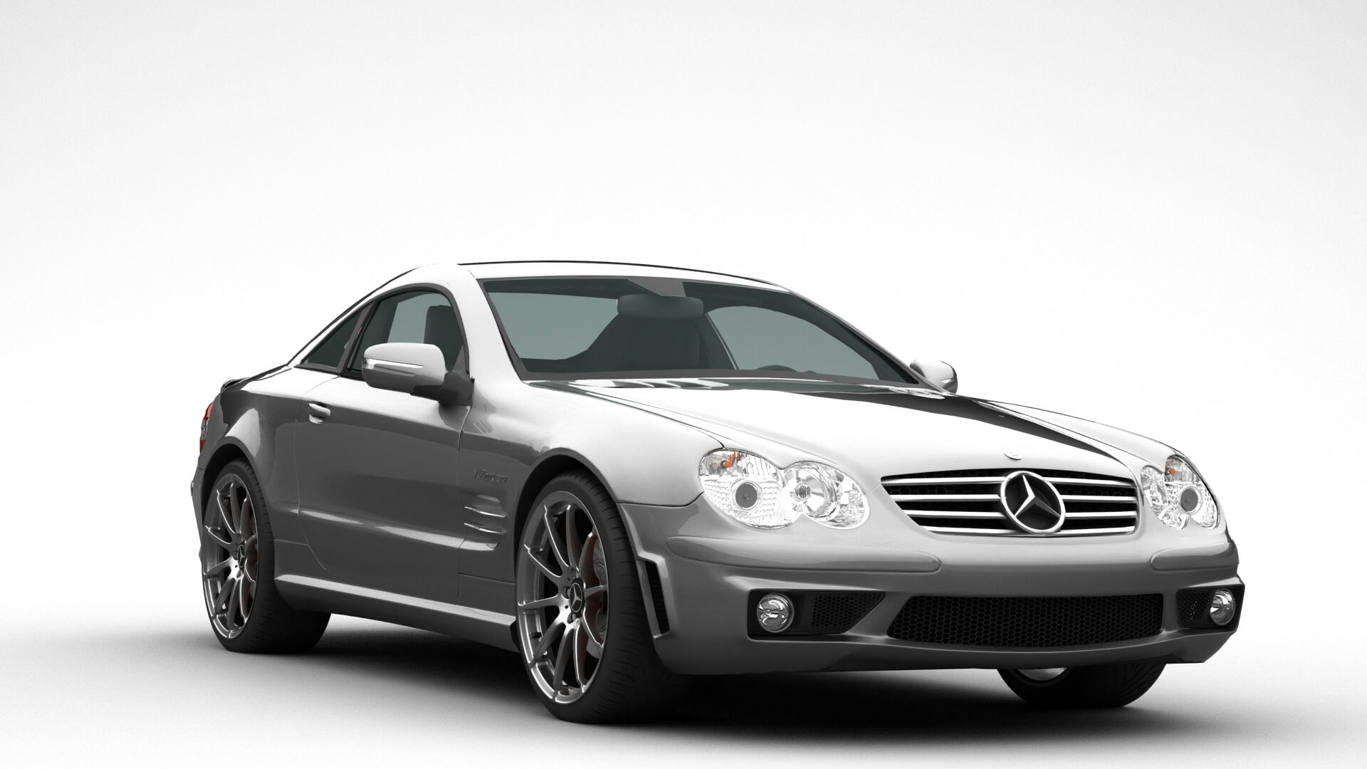 Mercedes Benz SL65 AMG R230 - 3D Model by Carmodels3D