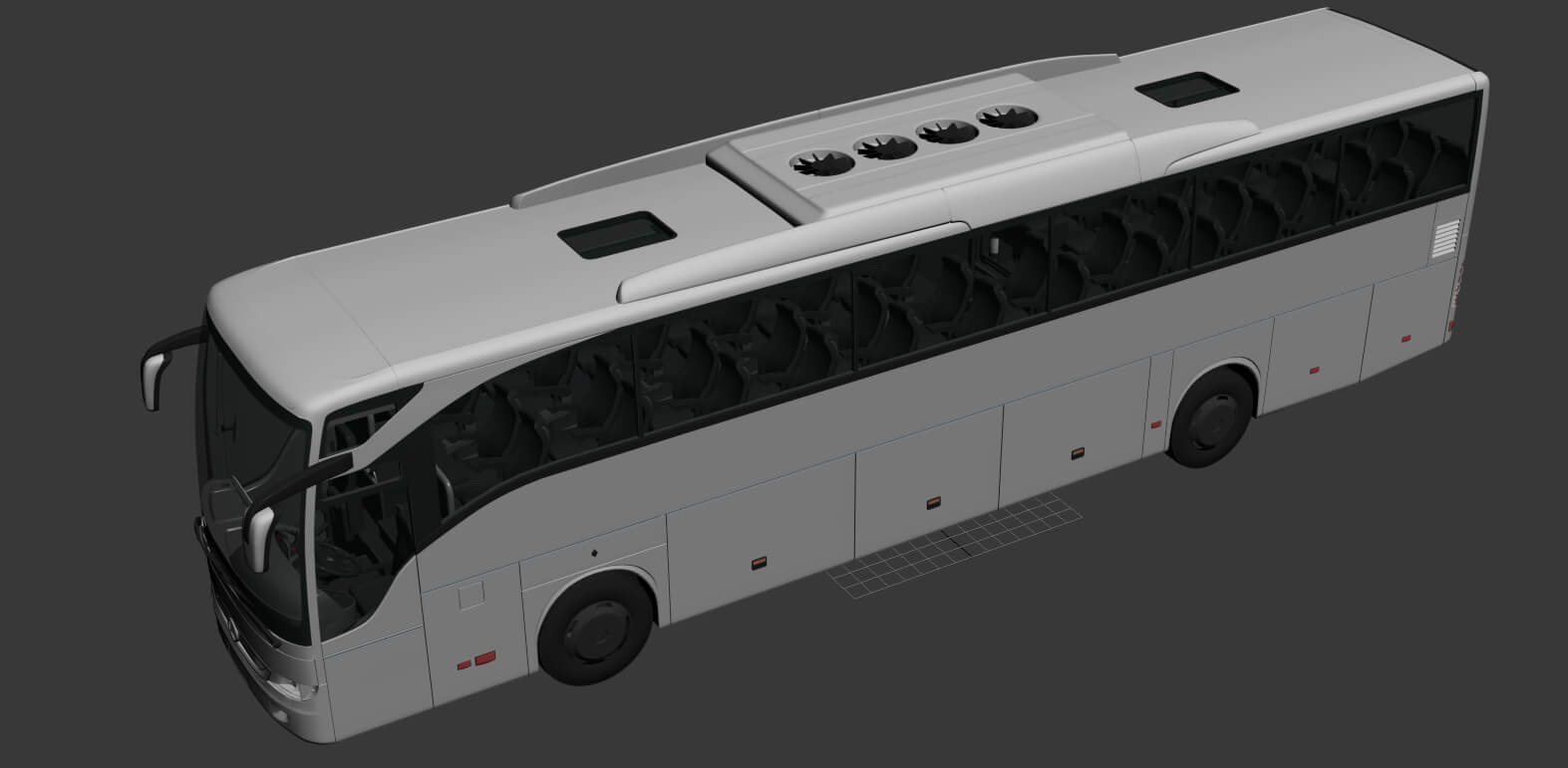 Mercedes Benz Tourismo 16 Rhd - 3D Model by Carmodels3D