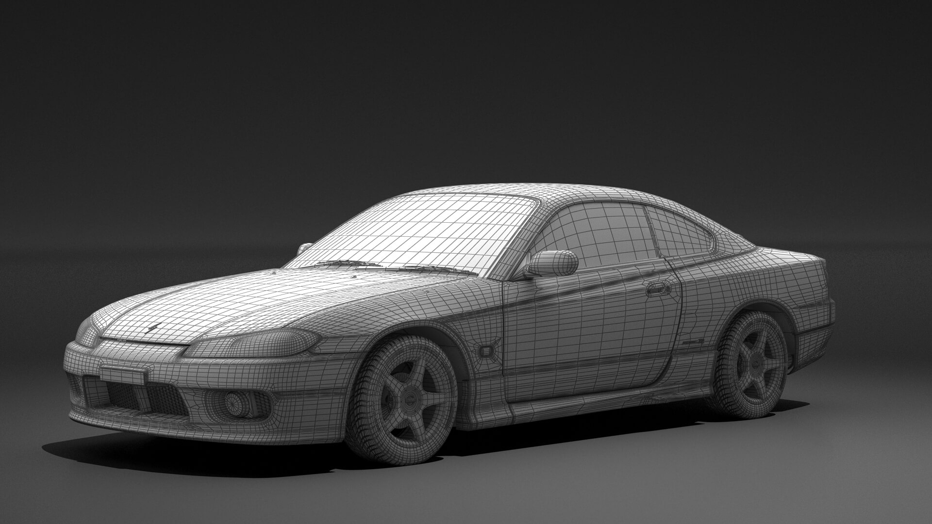 Nissan Silvia 240Sx - 3D Model by Carmodels3D
