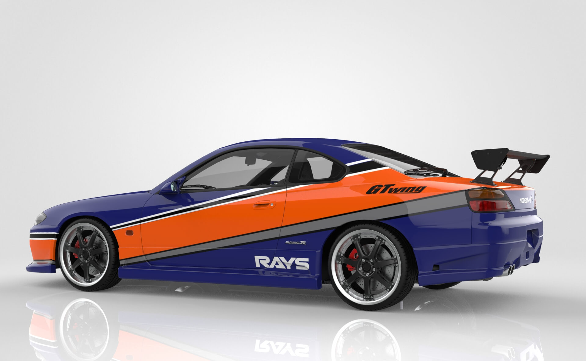 Nissan Silvia S15 Tokyo Drift - 3D Model by Carmodels3D